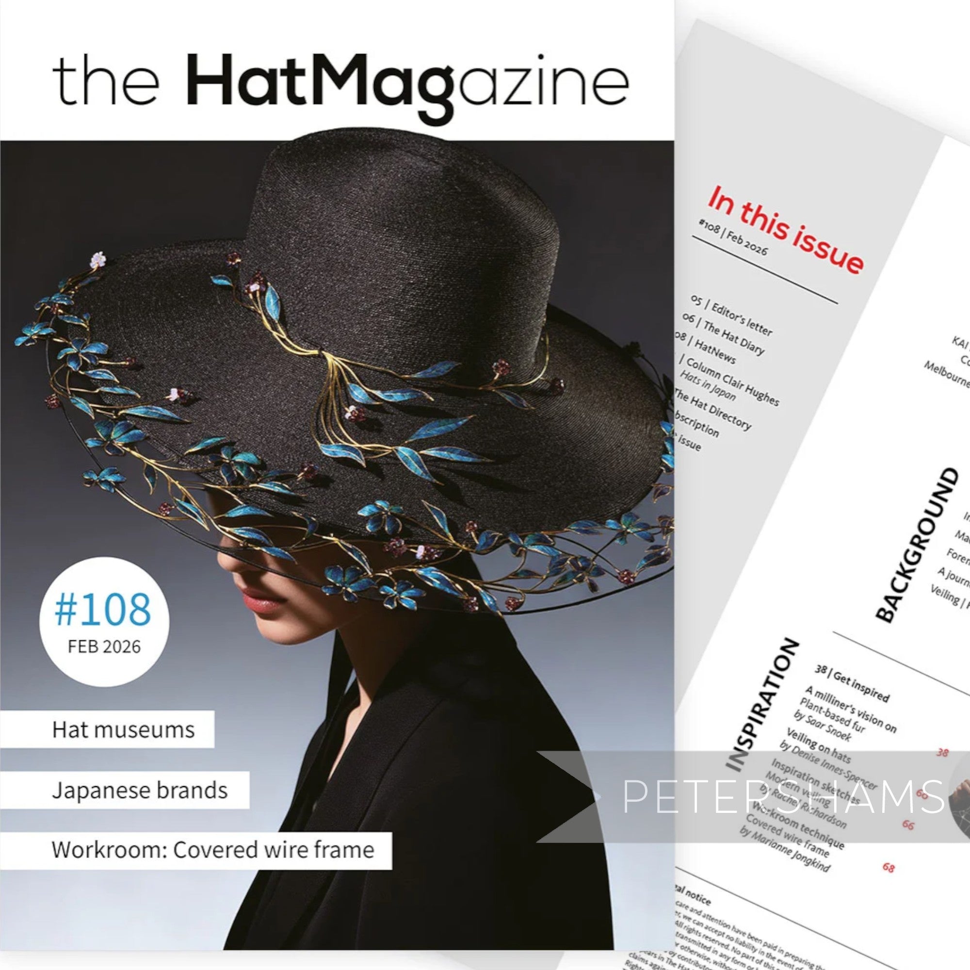 THE HAT Magazine February 2026 Issue #108 – Petershams Millinery Supplies