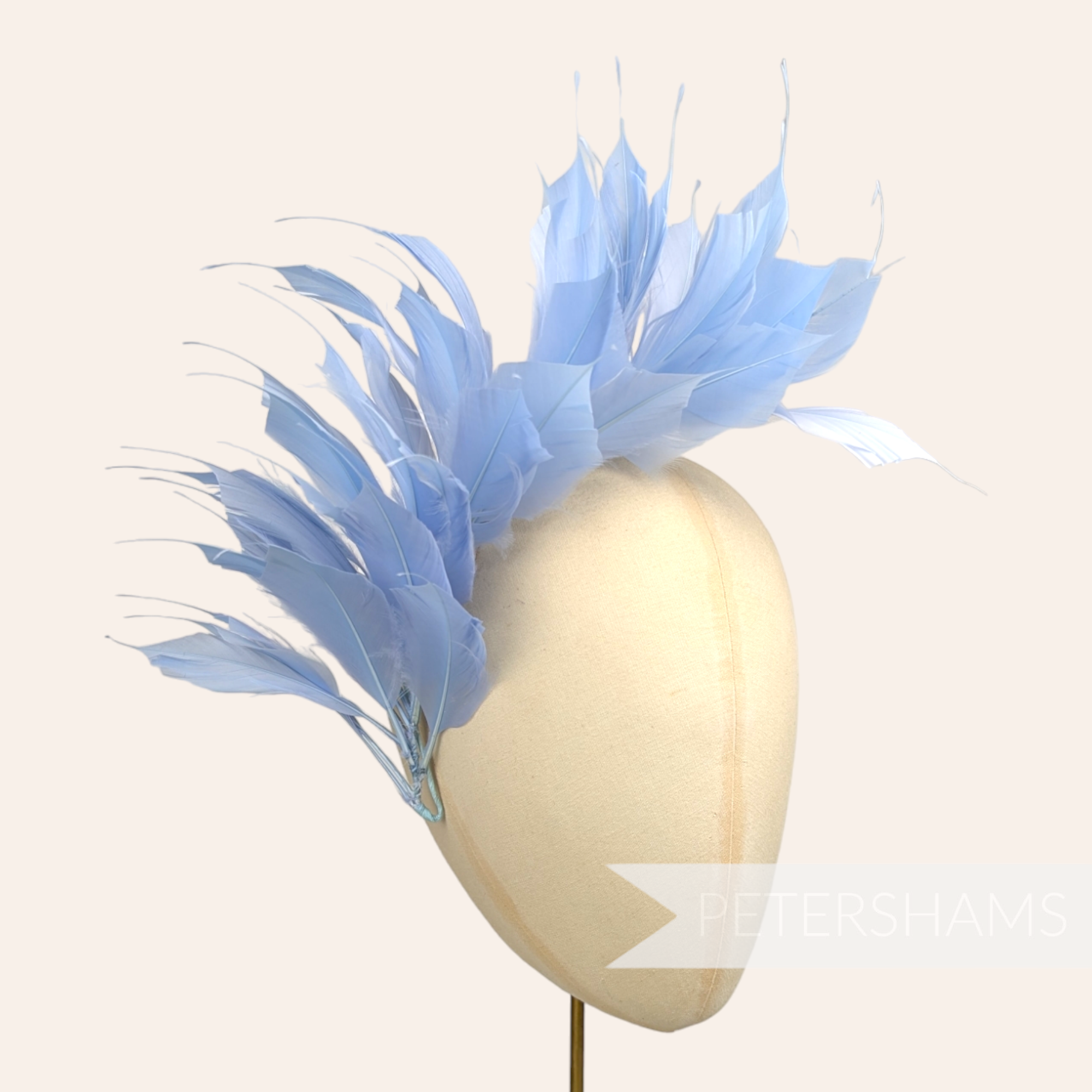 Large Spiky Goose Feather Wired Hat Mount – Petershams Millinery Supplies