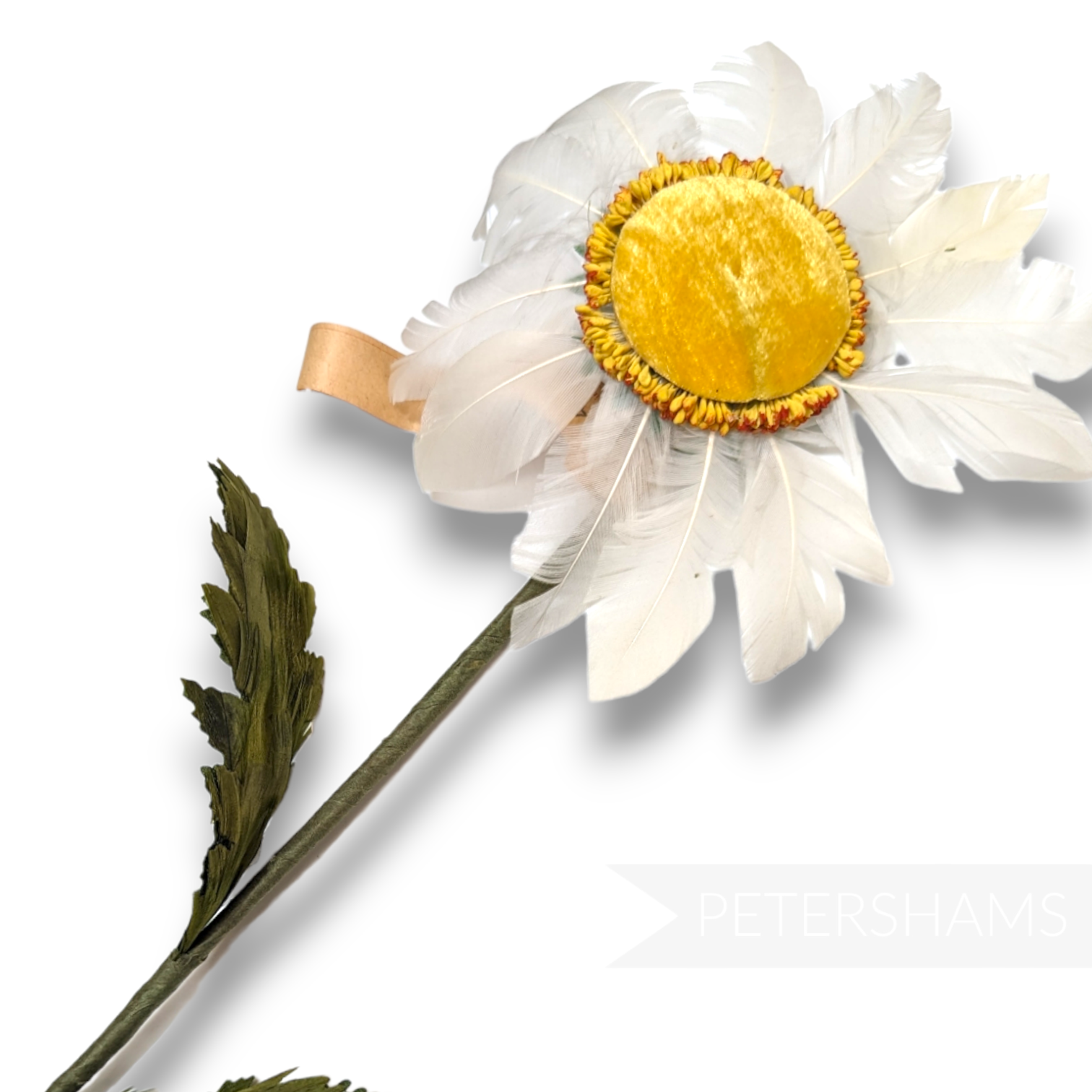 Vintage 1940/50's German Long Stem Millinery Feather Flowers ...