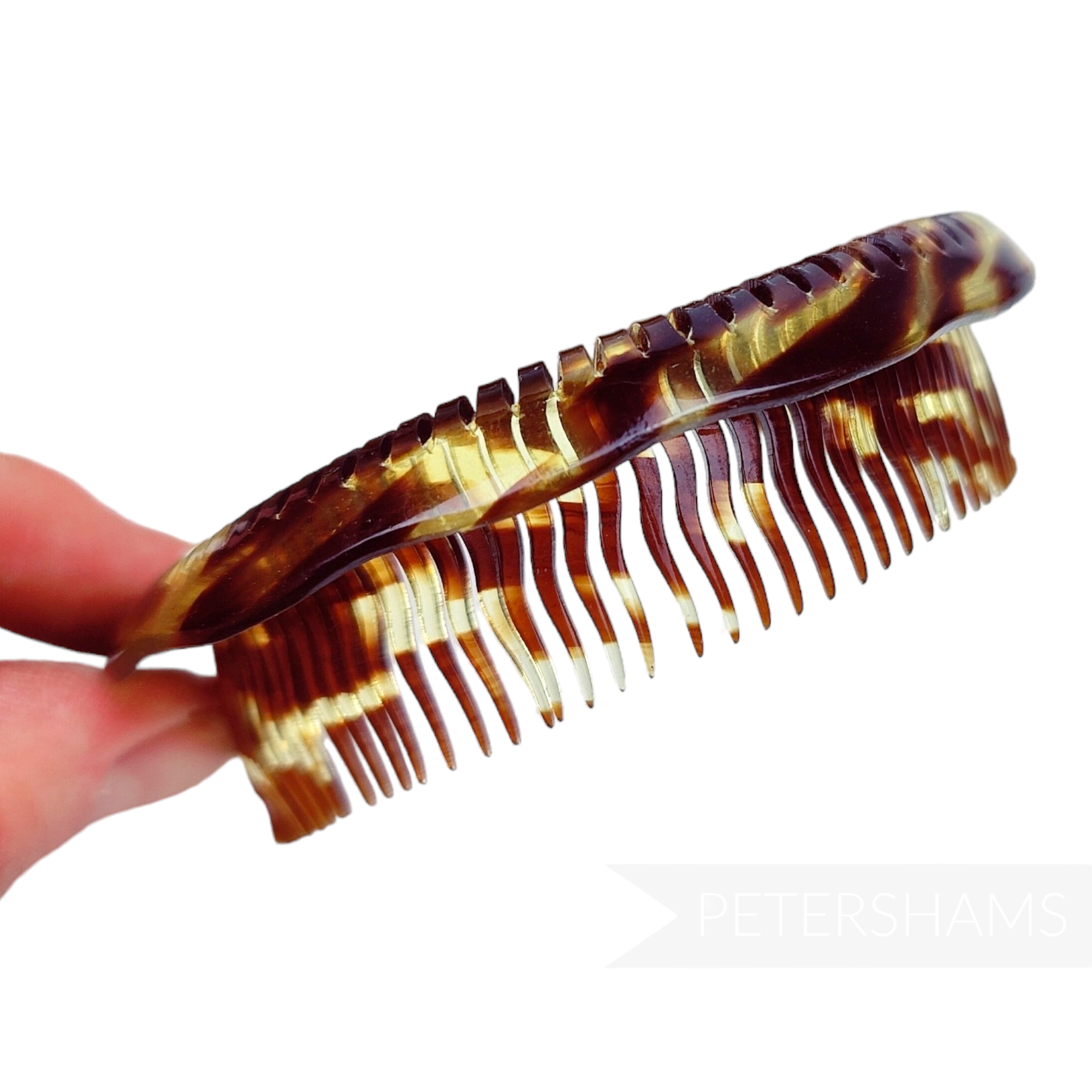 Vintage Vault - Faux Tortoise 1960/70s Bun Comb – Petershams Millinery ...