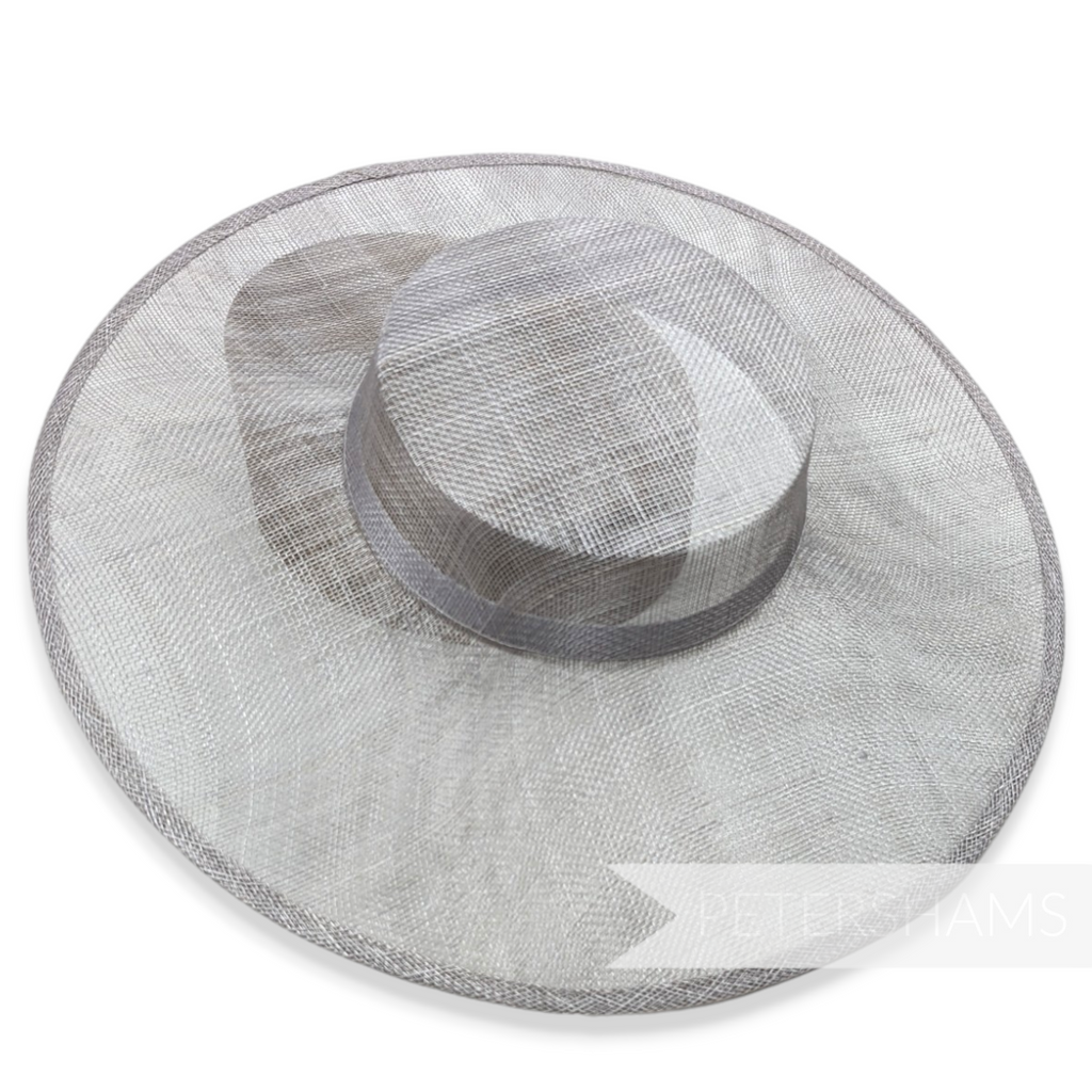 Large Brim Sinamay Boater Fascinator Hat Base – Petershams Millinery ...