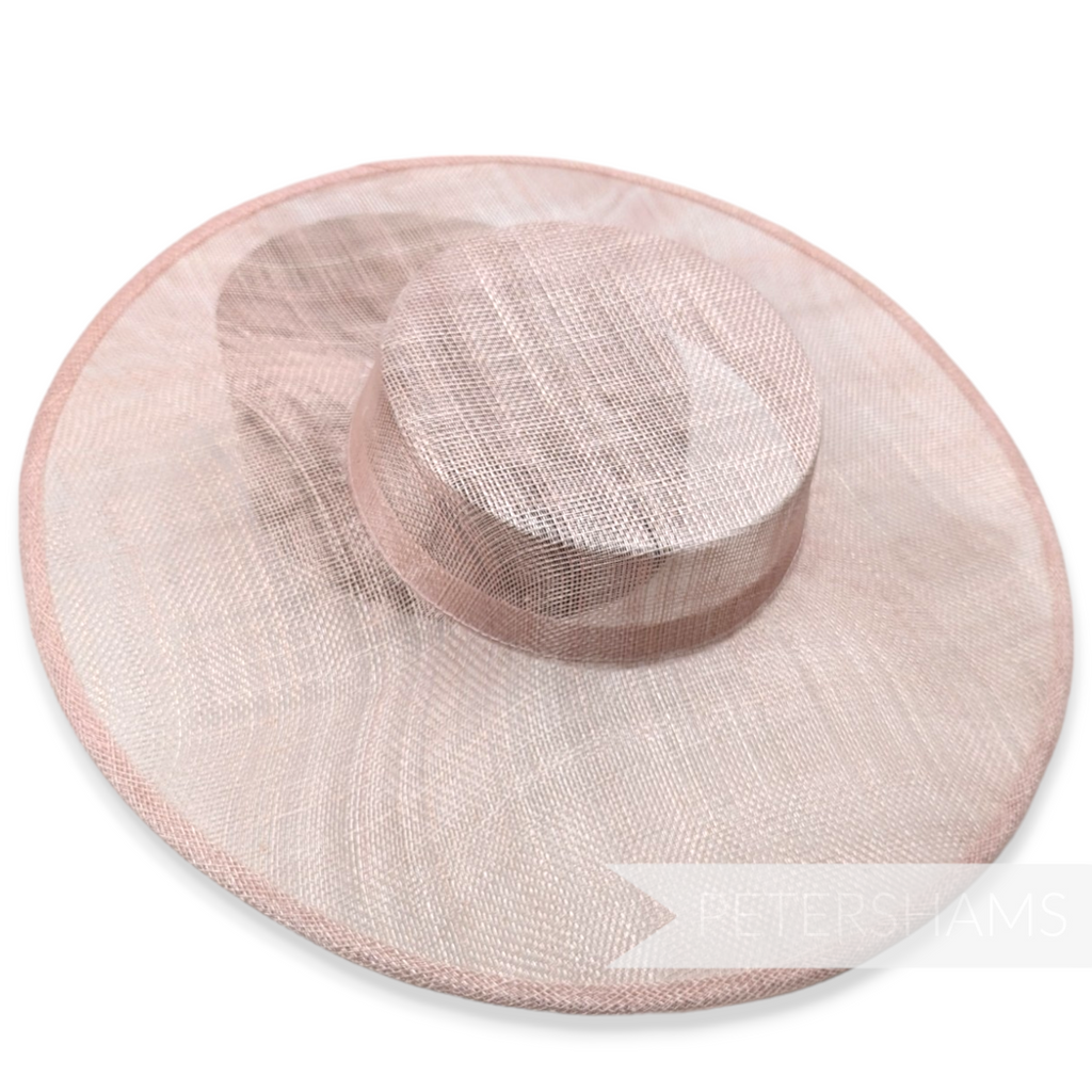 Large Brim Sinamay Boater Fascinator Hat Base – Petershams Millinery ...