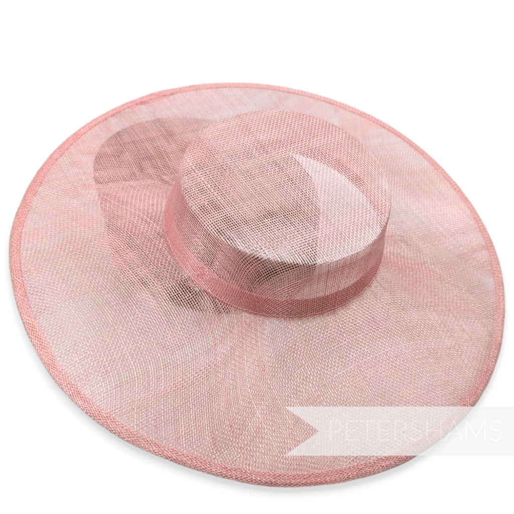 Large Brim Sinamay Boater Fascinator Hat Base – Petershams Millinery ...