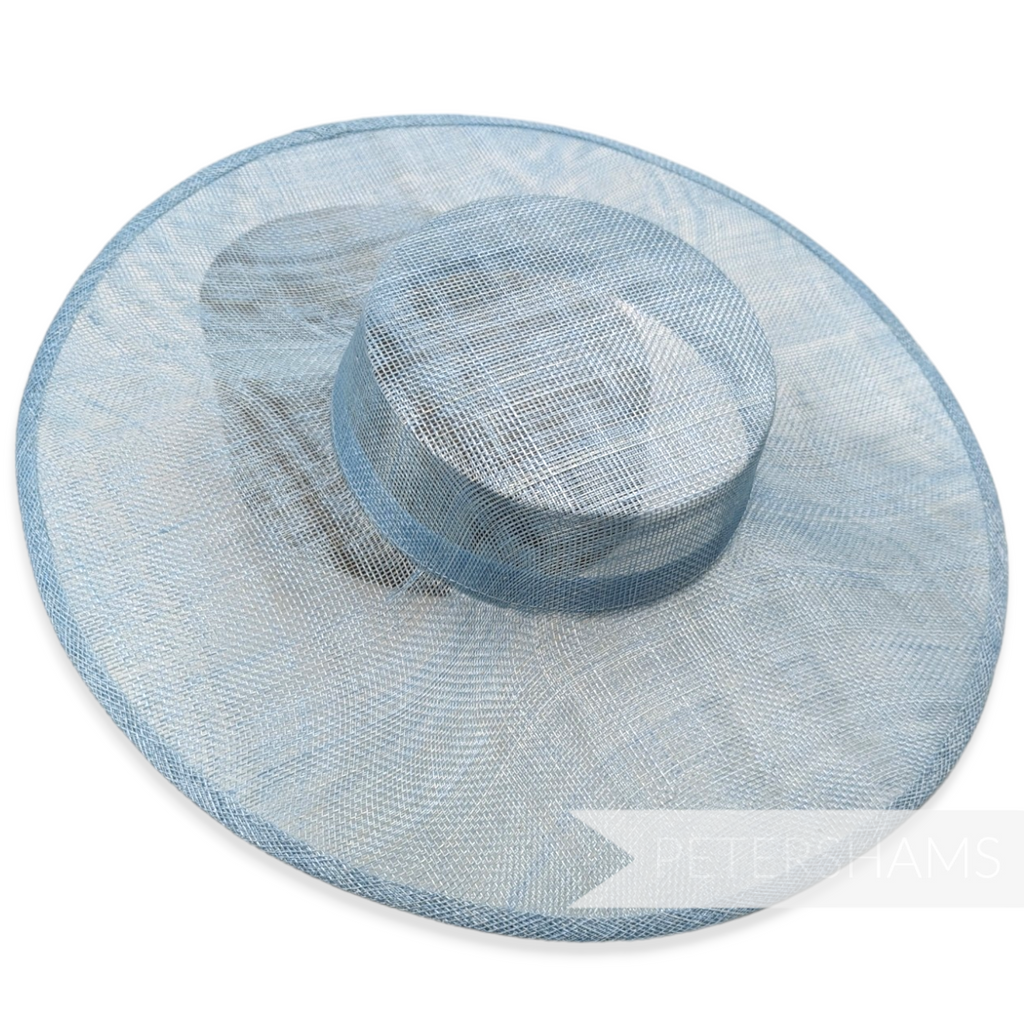 Large Brim Sinamay Boater Fascinator Hat Base – Petershams Millinery ...