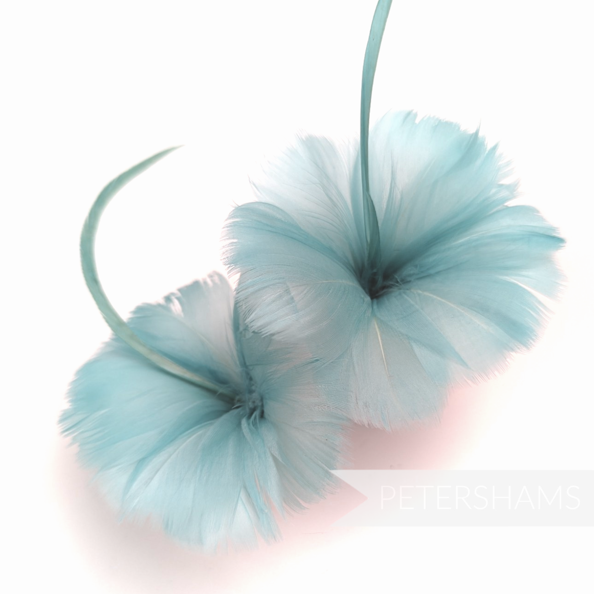 Petite Double Goose Feather Flower – Petershams Millinery Supplies