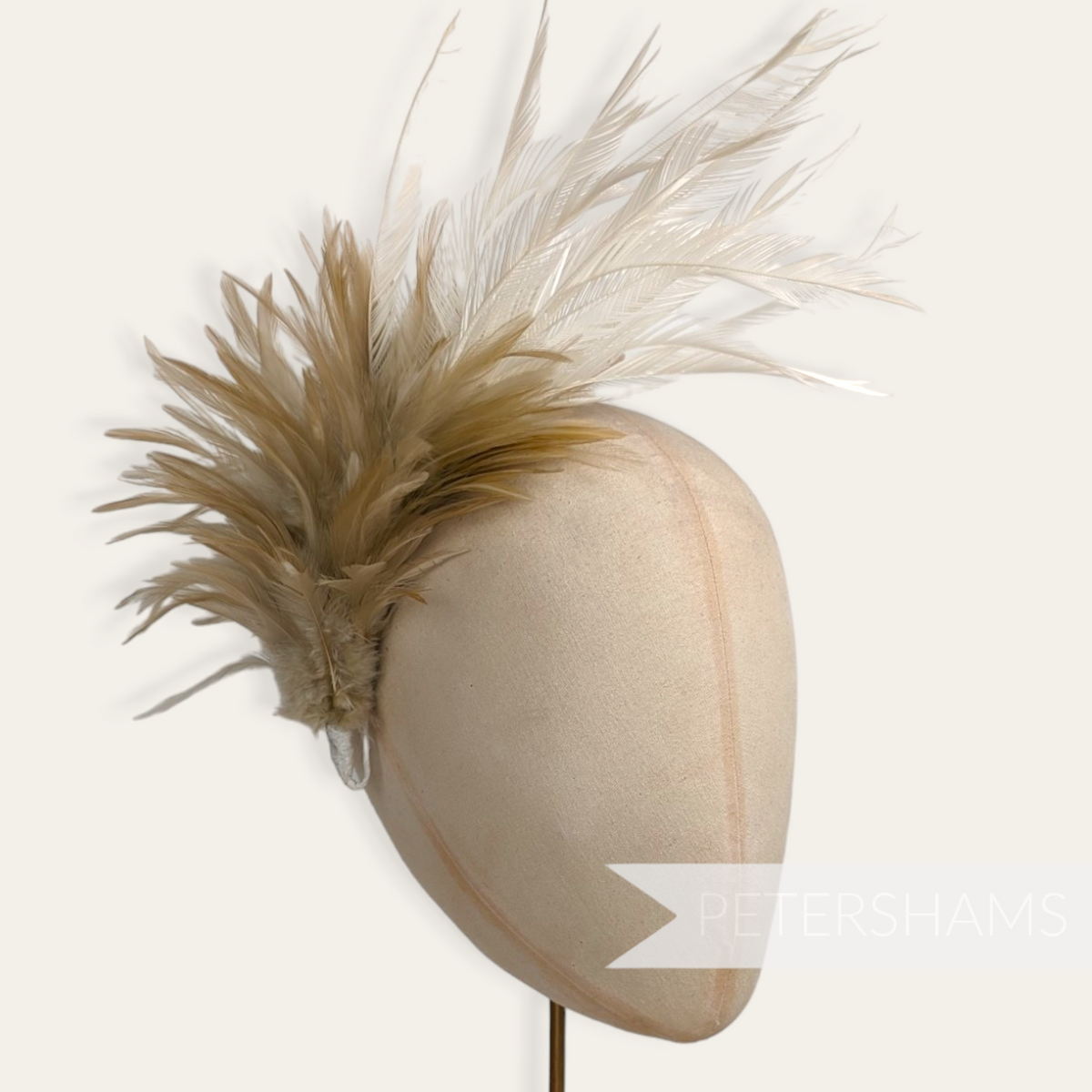 Large Zippered Goose Biot and Hackle Feather Hat Mount – Petershams ...