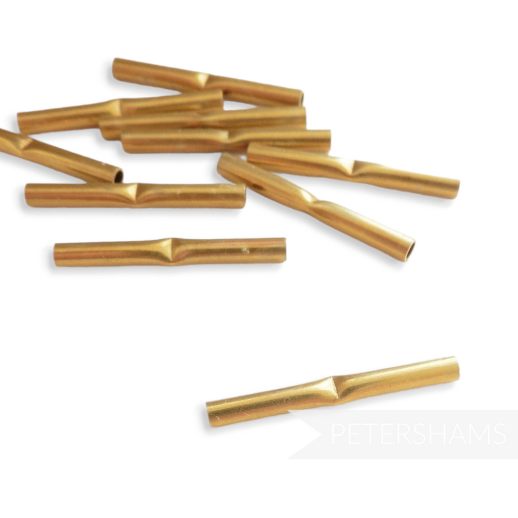 Brass Metal Wire Joining Ferrules for Millinery Hat Wire (10 Pieces ...