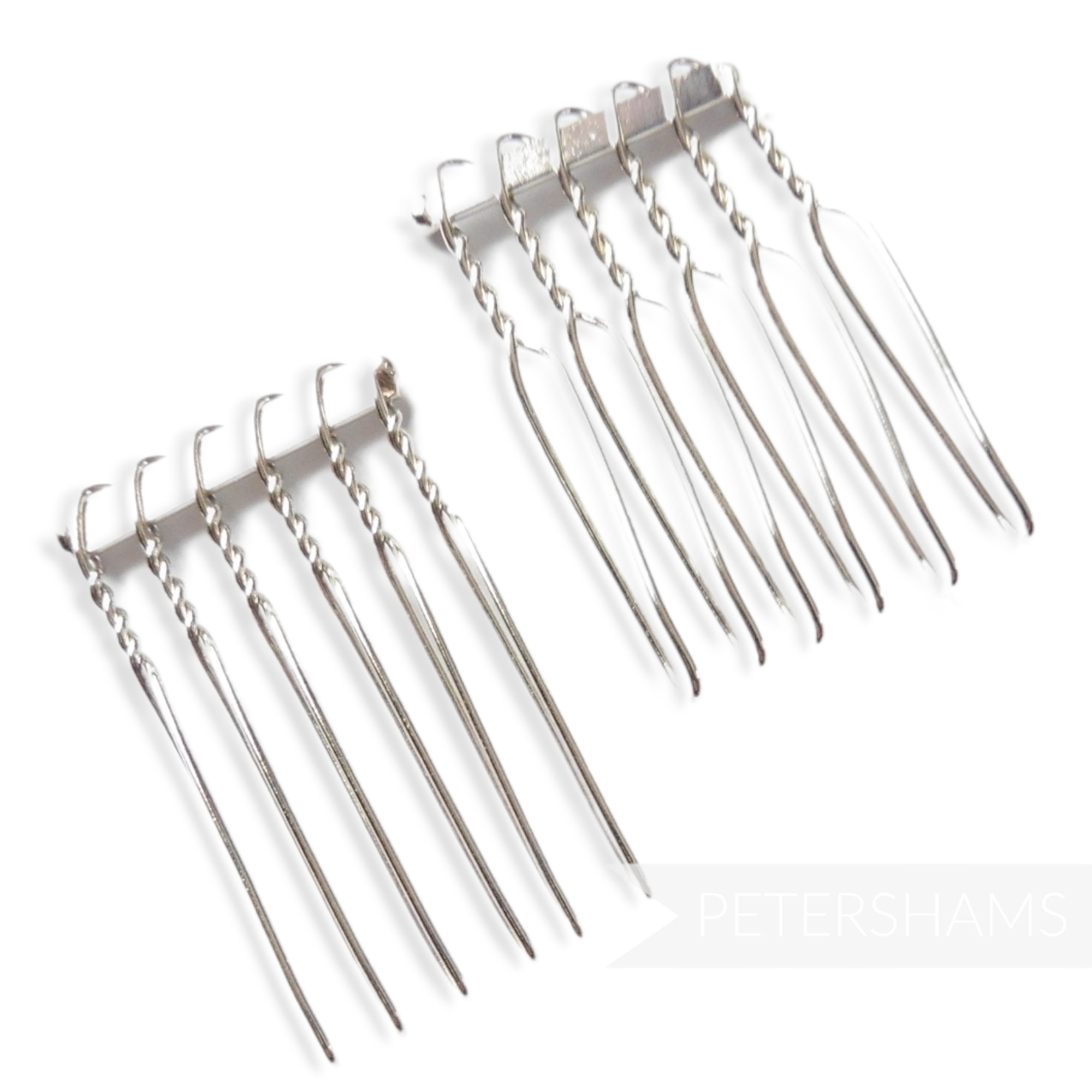 Mini Silver or Gold Plated Metal Hair Combs – Petershams Millinery Supplies