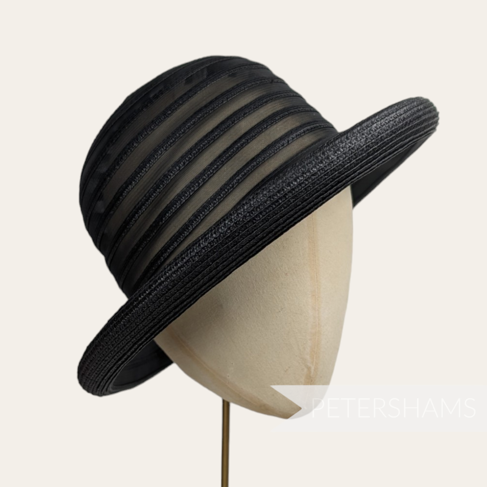 Vintage 1990s Crinoline & Poly-Braid Rolled Edge Hat Base – Petershams ...
