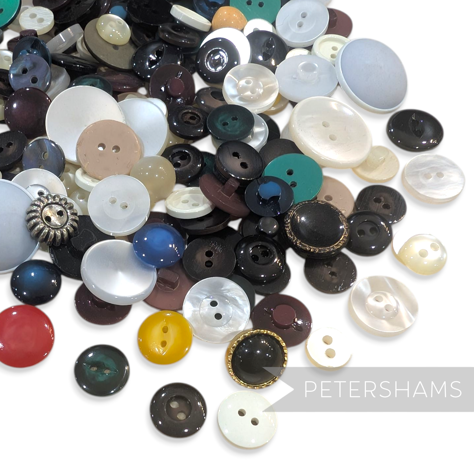 Mega Assorted Vintage 1970/80's Assorted Plastic Buttons - Approx. 150 ...