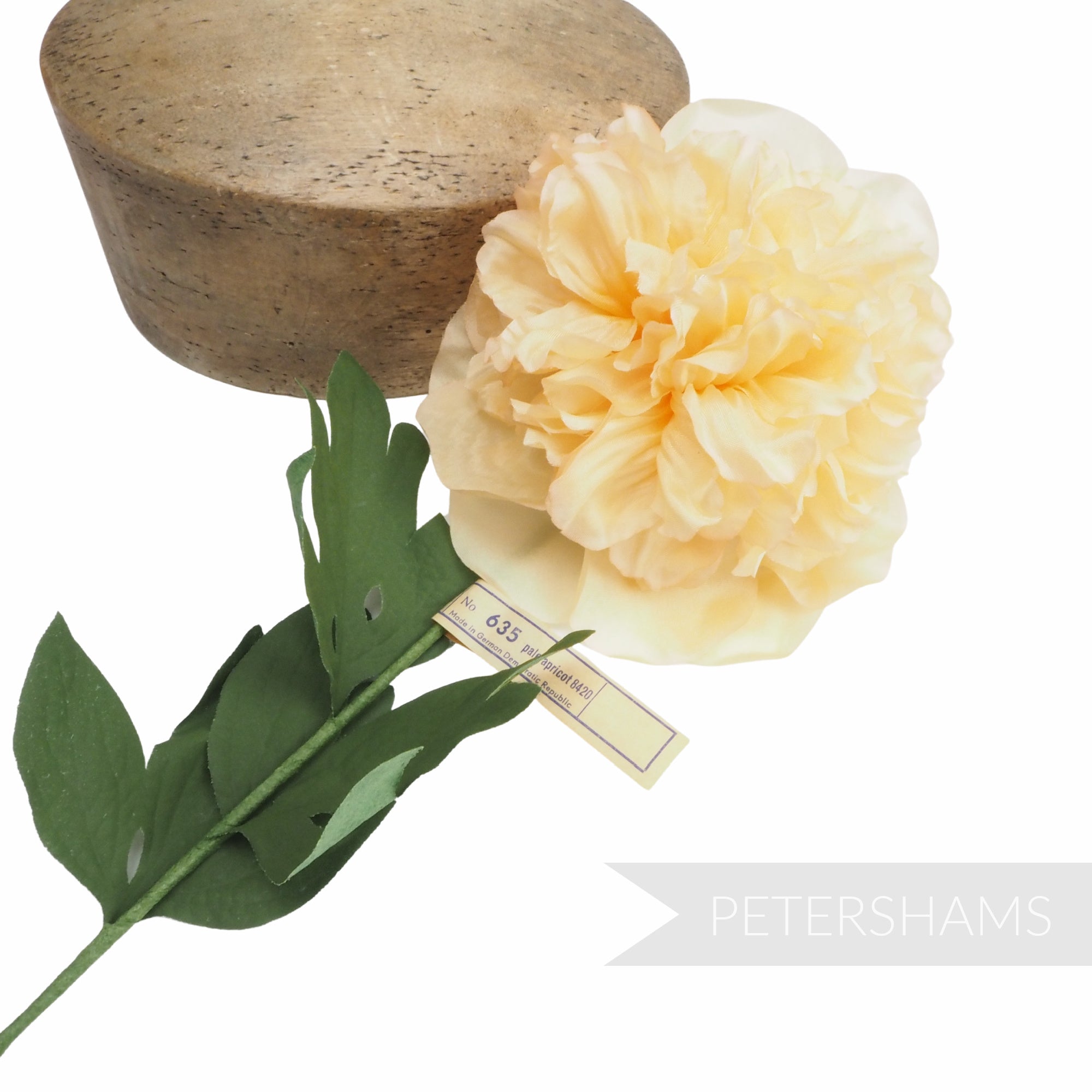 'Kim' Extra Large 17cm Vintage German 1950/70's Wired Peony Flower ...