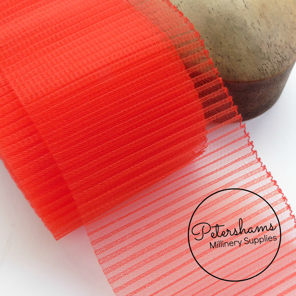 15cm (6 inch) Wide Pleated Crinoline - 1m – Petershams Millinery Supplies