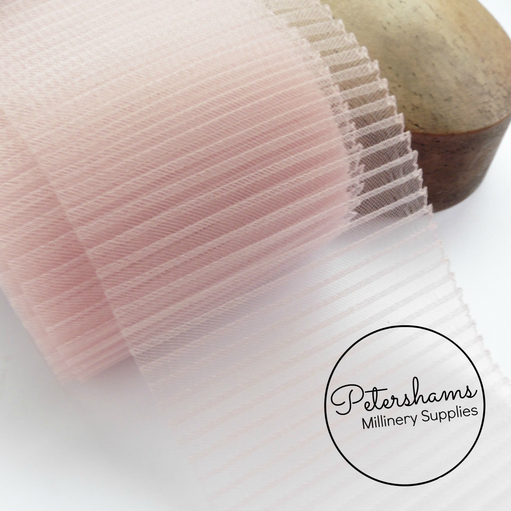 15cm (6 inch) Wide Pleated Crinoline - 1m – Petershams Millinery Supplies
