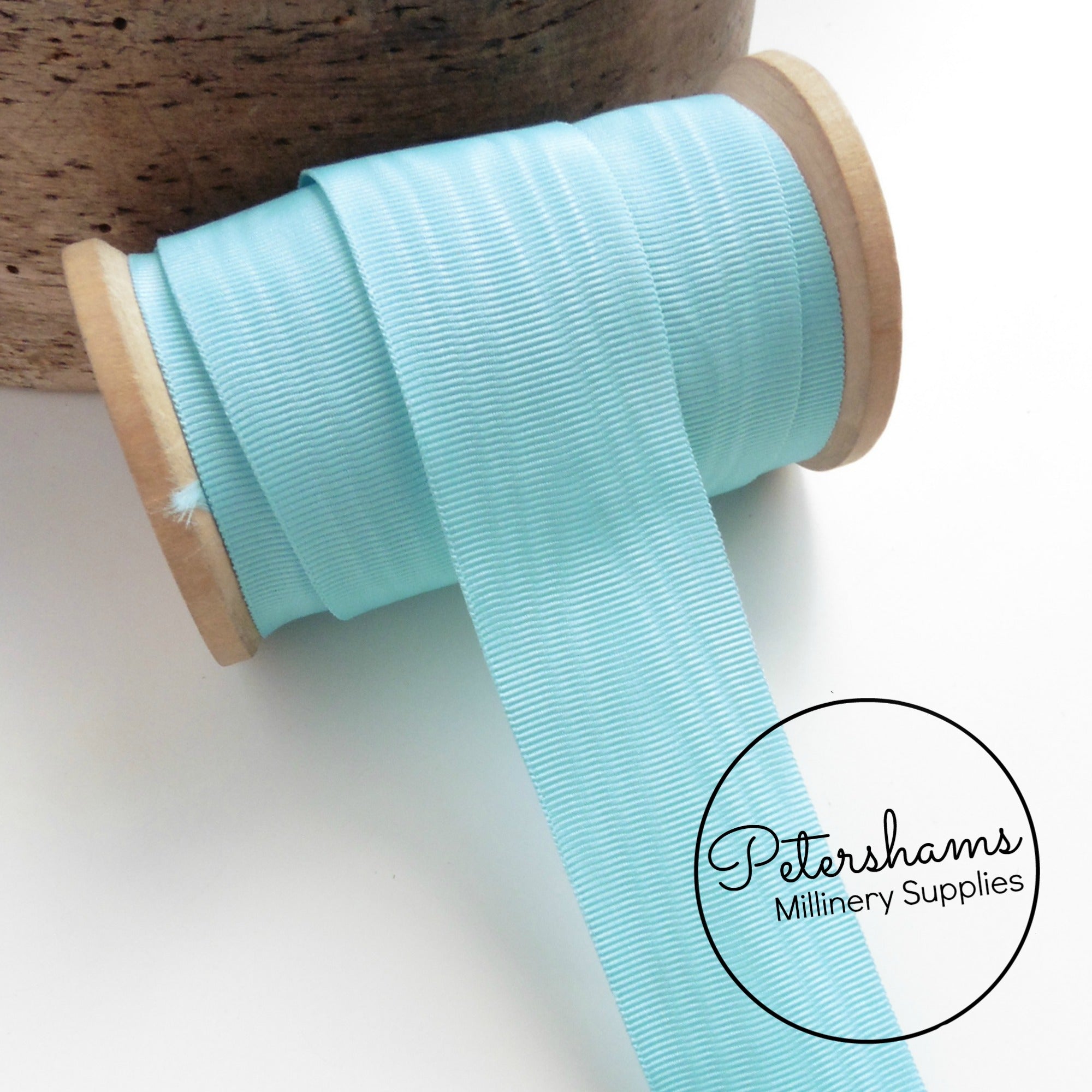 32mm Wide Moire Grosgrain Ribbon - 1m – Petershams Millinery Supplies