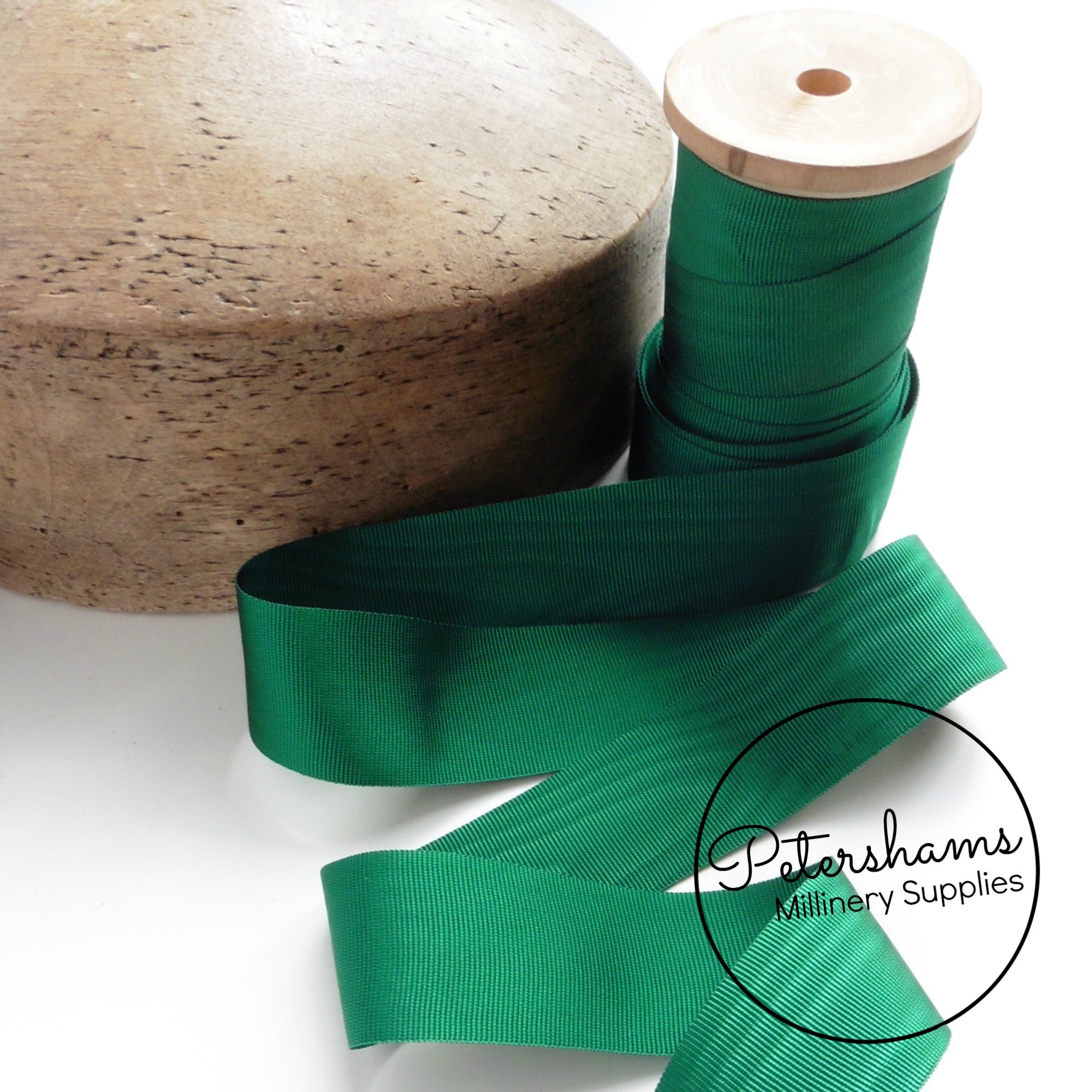 32mm Wide Moire Grosgrain Ribbon - 1m – Petershams Millinery Supplies