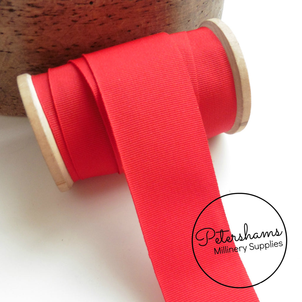 38mm Wide Grosgrain Ribbon - 1m – Petershams Millinery Supplies