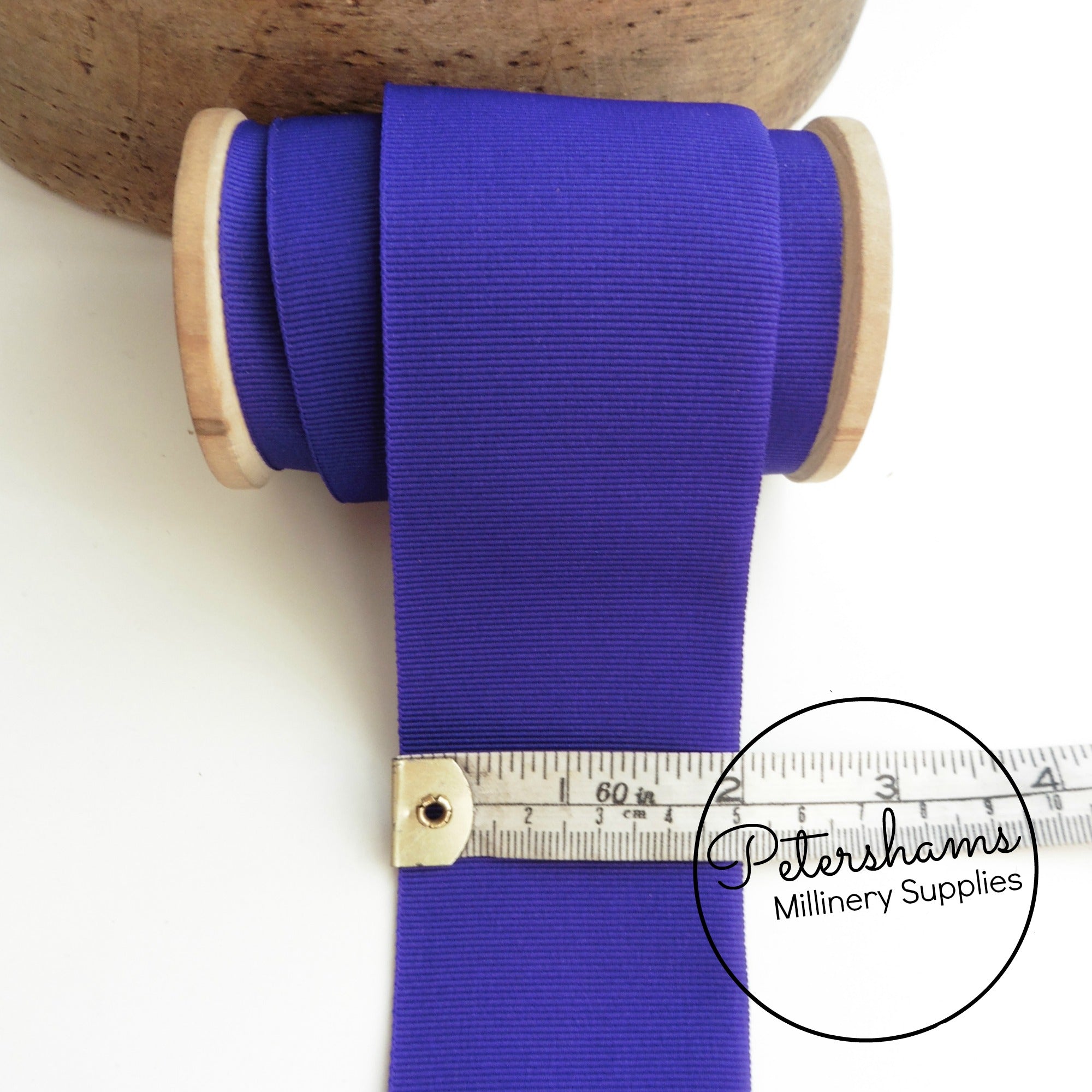 50mm Wide Grosgrain Ribbon - 1m – Petershams Millinery Supplies