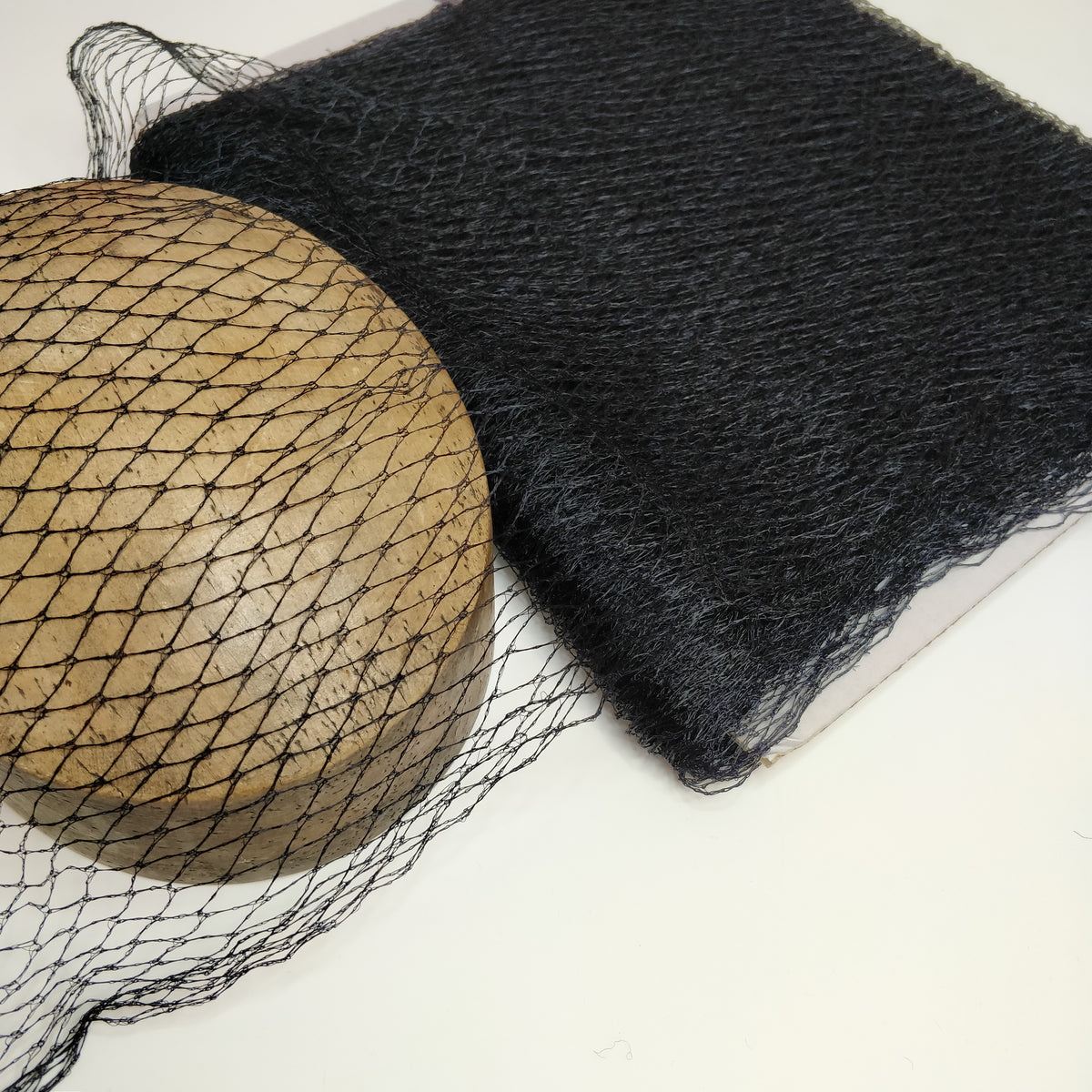 Super Dark Navy Blue Fishnet Vintage 1940s/50s Veiling - 1m ...