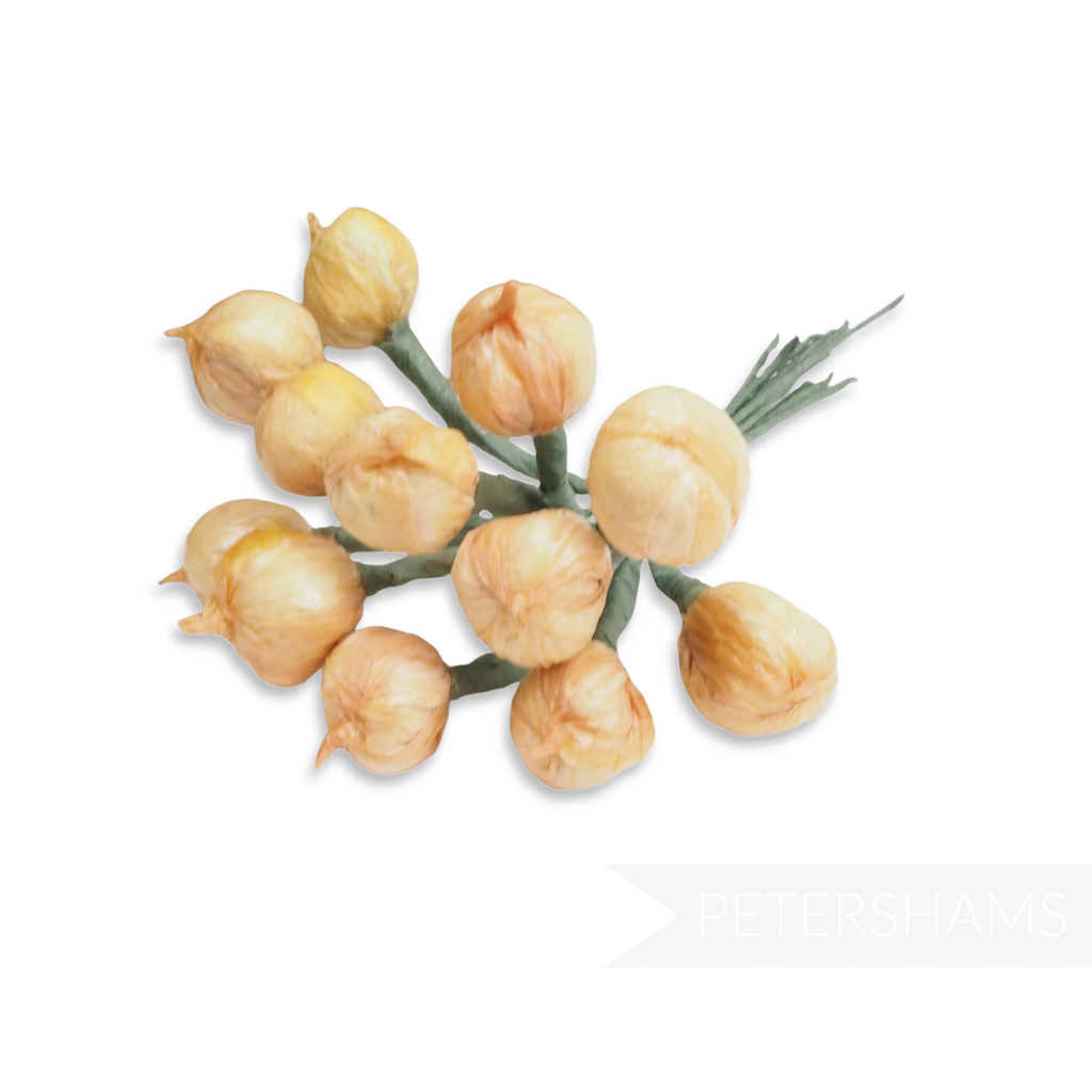 'Chelsea' Vintage Miniature Onions - 12 Stems – Petershams Millinery ...