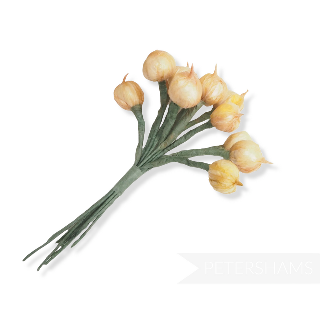 'Chelsea' Vintage Miniature Onions - 12 Stems – Petershams Millinery ...