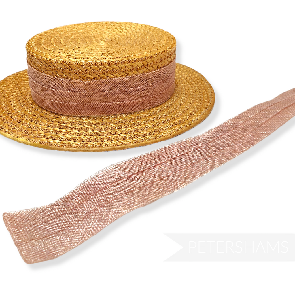 Pleated Bias Sinamay Puggaree Hat Band – Petershams Millinery Supplies