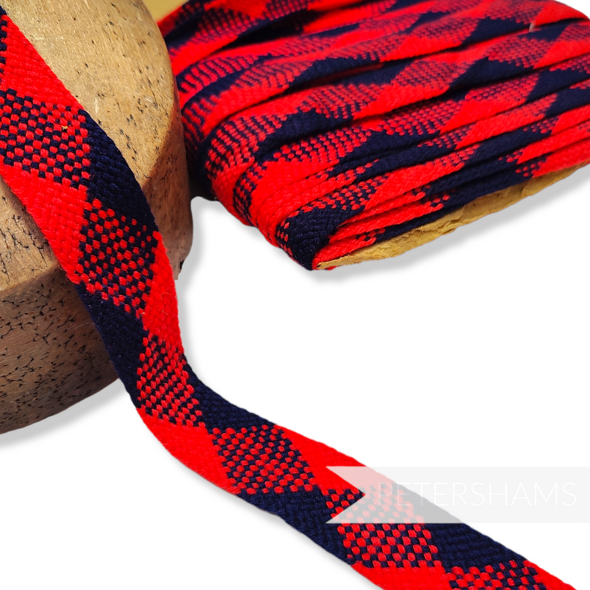 Vintage 25mm 1960's Woven Diamond Pattern Ribbon - 1m – Petershams ...