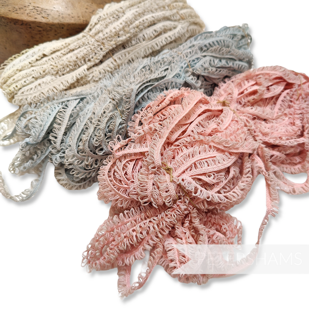 German 1940s/50s Vintage Tiny Loopy Straw Braid Trim – Petershams ...