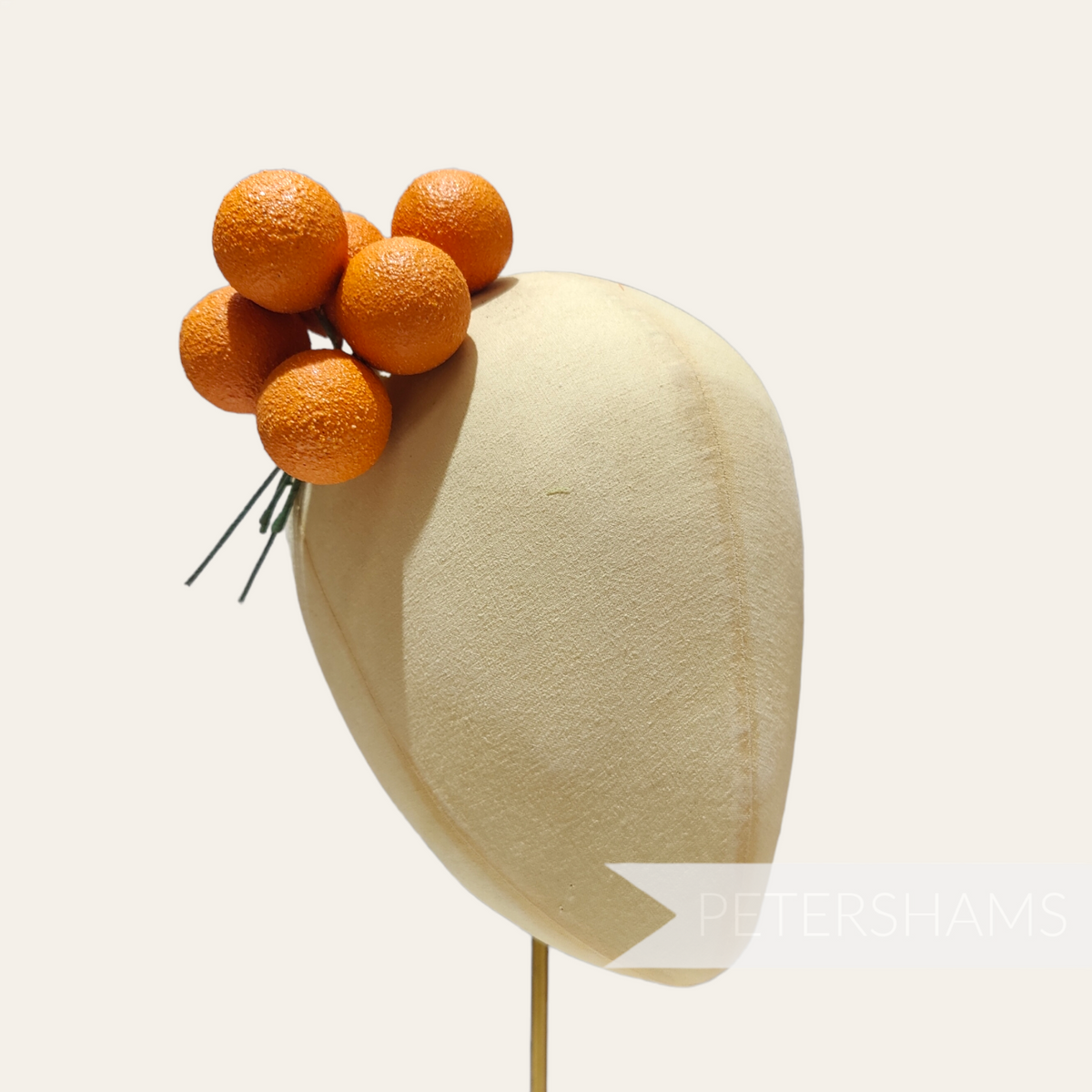 'Susanna' Vintage 1950/60s Wired Orange Stems - 6 pieces – Petershams ...