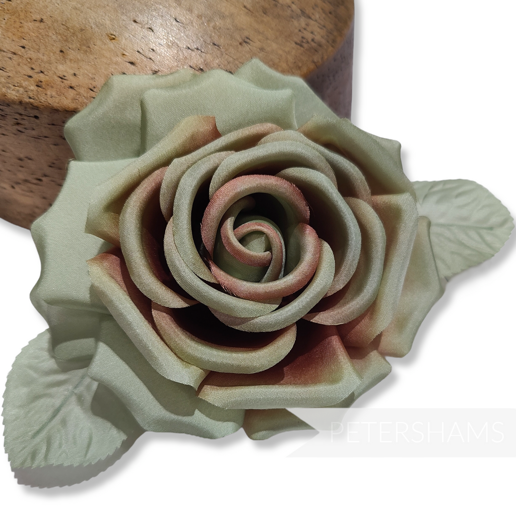 'Kelly' Silk 14cm Rose Millinery Fascinator Flower Hat Mount ...