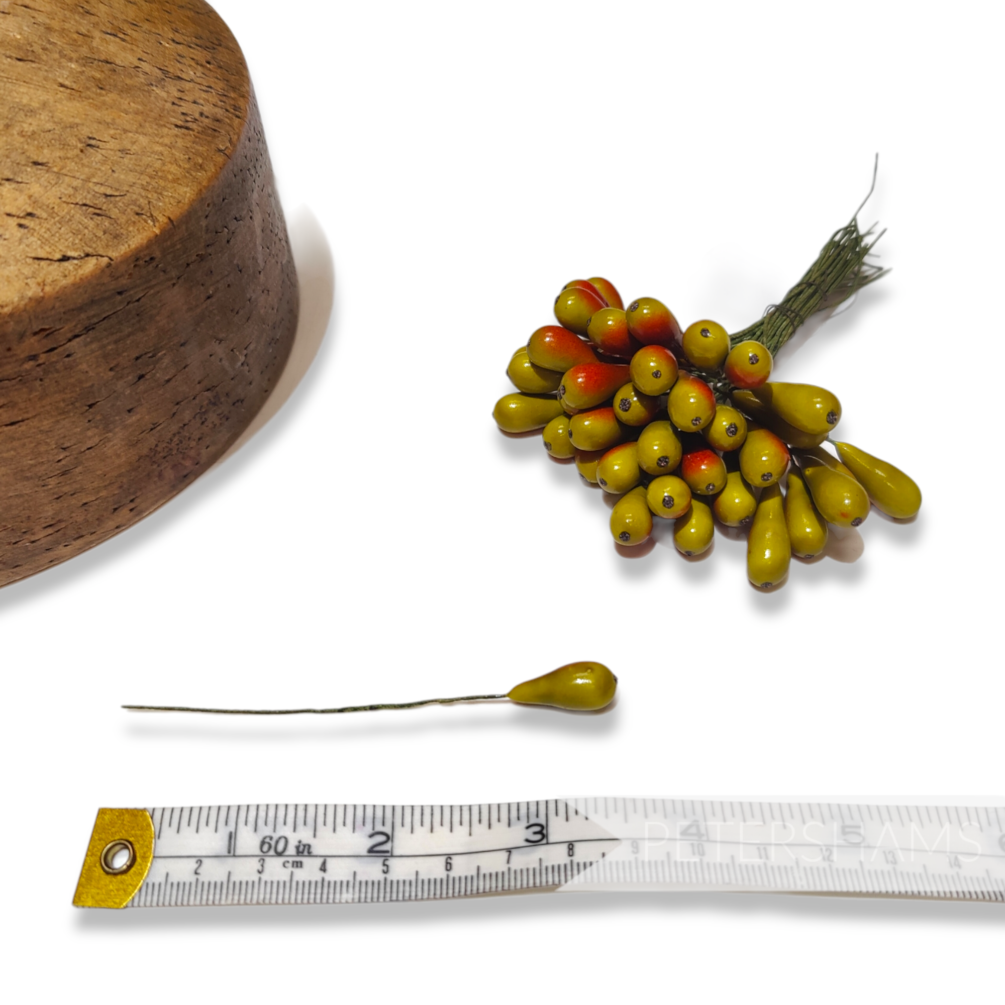 'Alfie' Vintage 1940s German Mini Pear Stems - Approx. 36 Stems ...