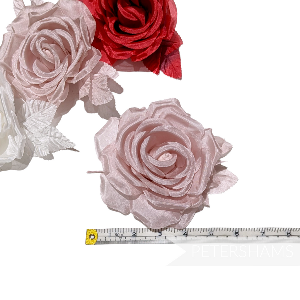 'Kelly' Silk 14cm Rose Millinery Fascinator Flower Hat Mount ...