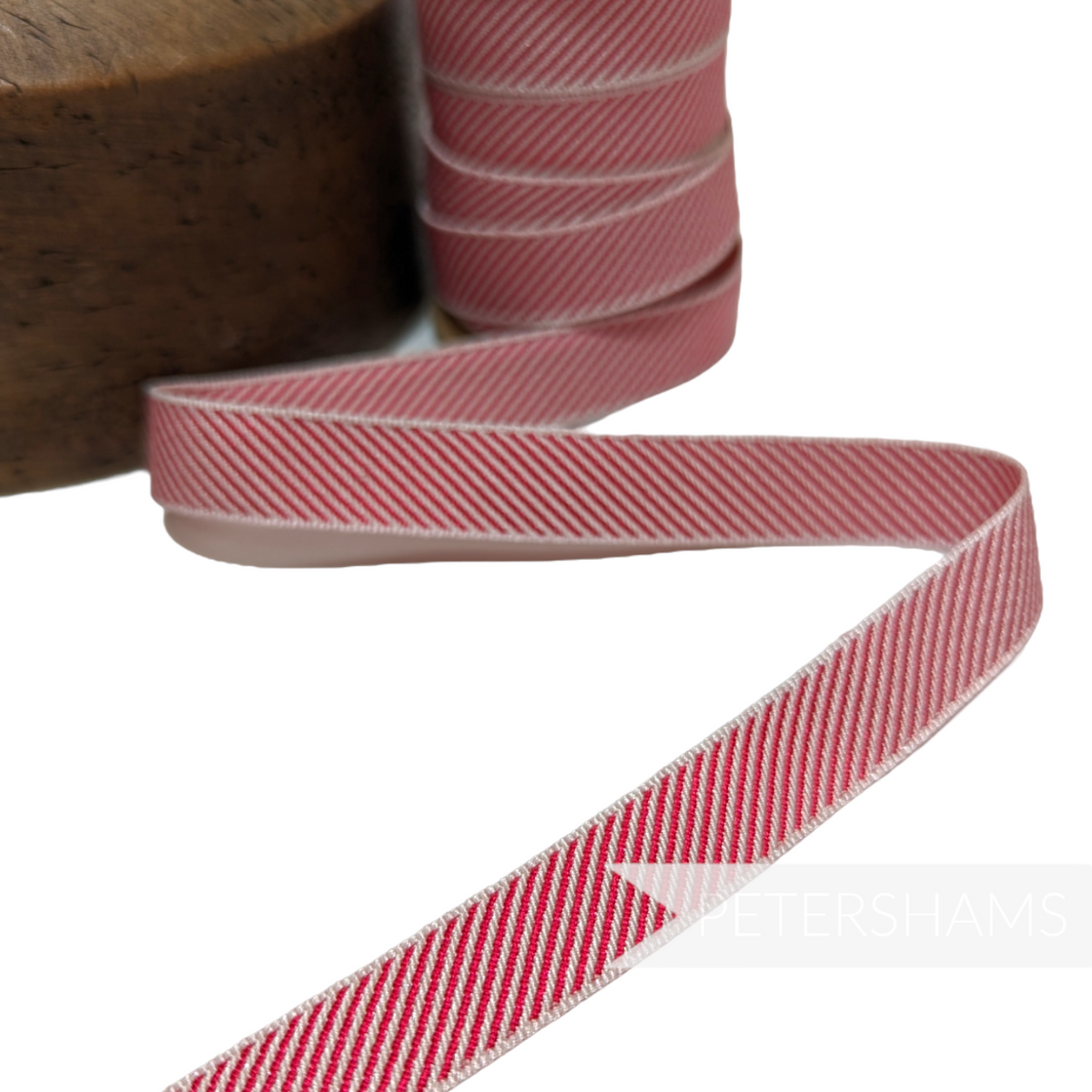 16mm Fine Candy Stripe Grosgrain Ribbon - 1m – Petershams Millinery ...