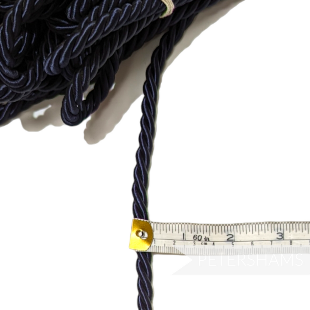 Vintage 8mm Chunky Twisted Rope Cording - 1m – Petershams Millinery ...