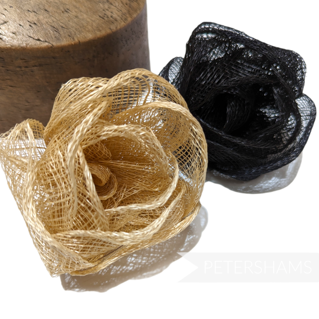 'Tabitha' Small Sinamay Cabbage Rose Flower Millinery Hat Mount ...