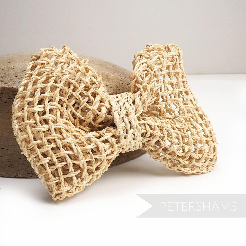 'Eloise' Chunky Twisted Jute Bow Shape – Petershams Millinery Supplies
