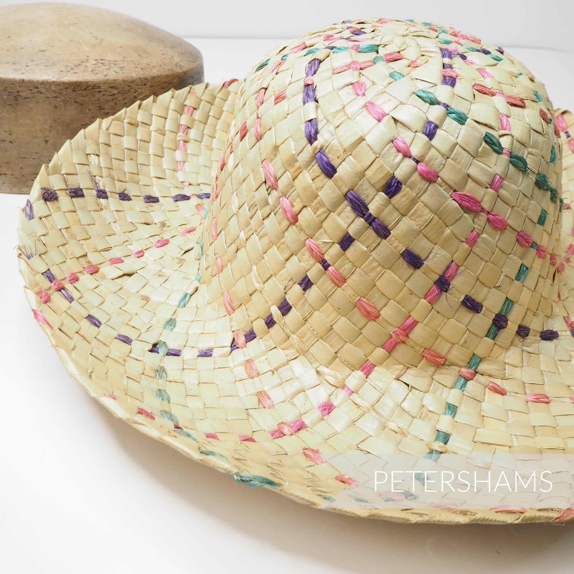 Fiesta Rainbow Natural Straw Capeline Hat Body - 11" – Petershams ...