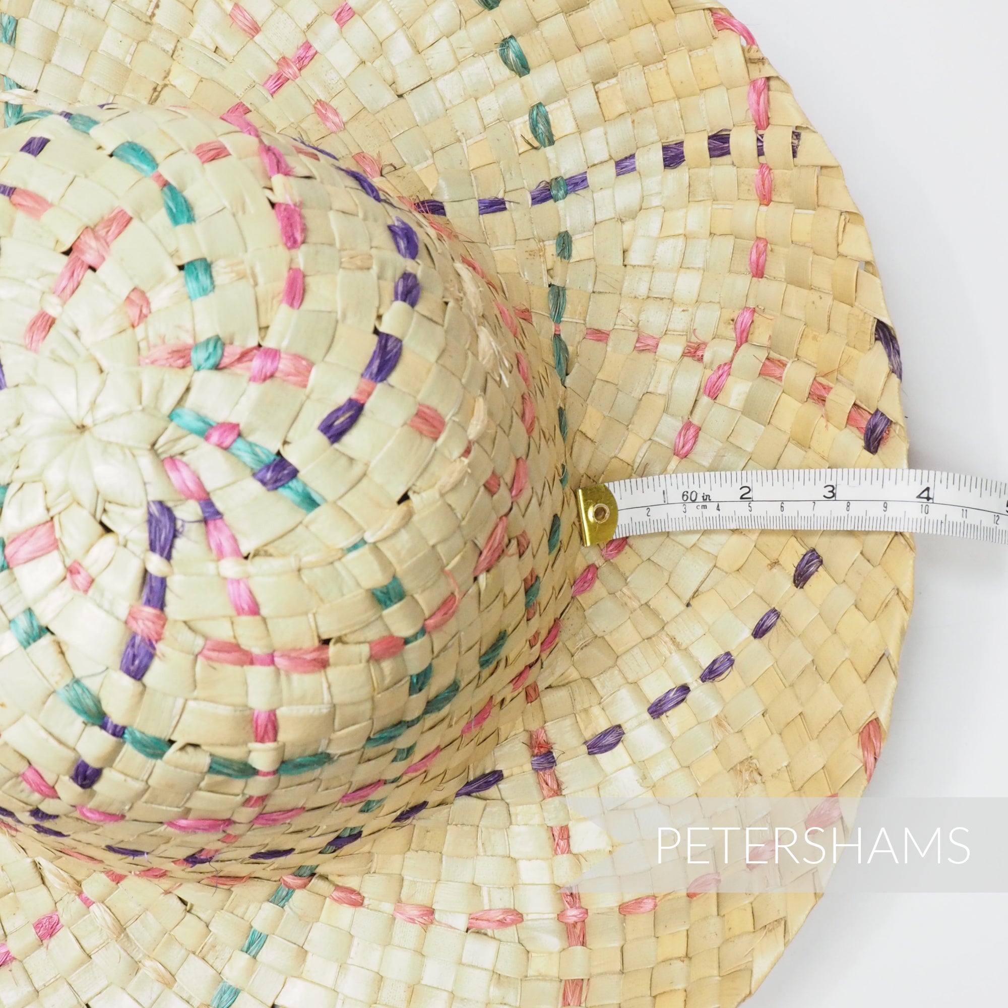 Fiesta Rainbow Natural Straw Capeline Hat Body - 11" – Petershams ...