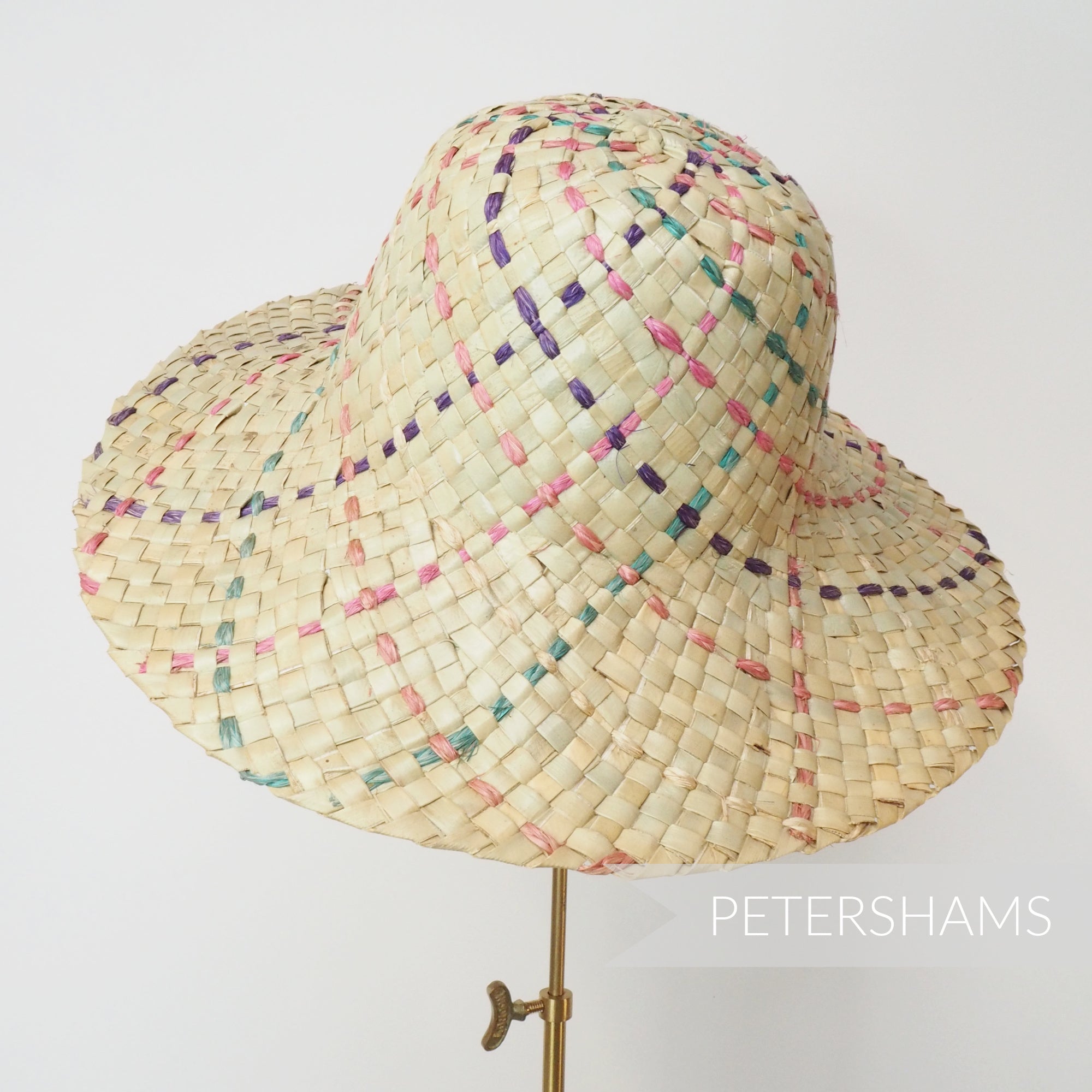 Fiesta Rainbow Natural Straw Capeline Hat Body - 11" – Petershams ...