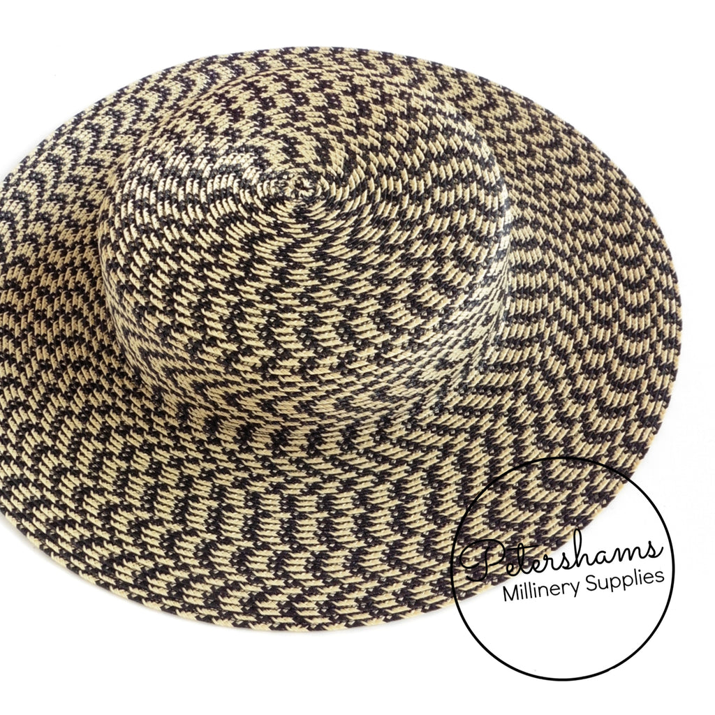 Small Brim Polybraid Boater Fascinator Hat Base – Petershams Millinery ...