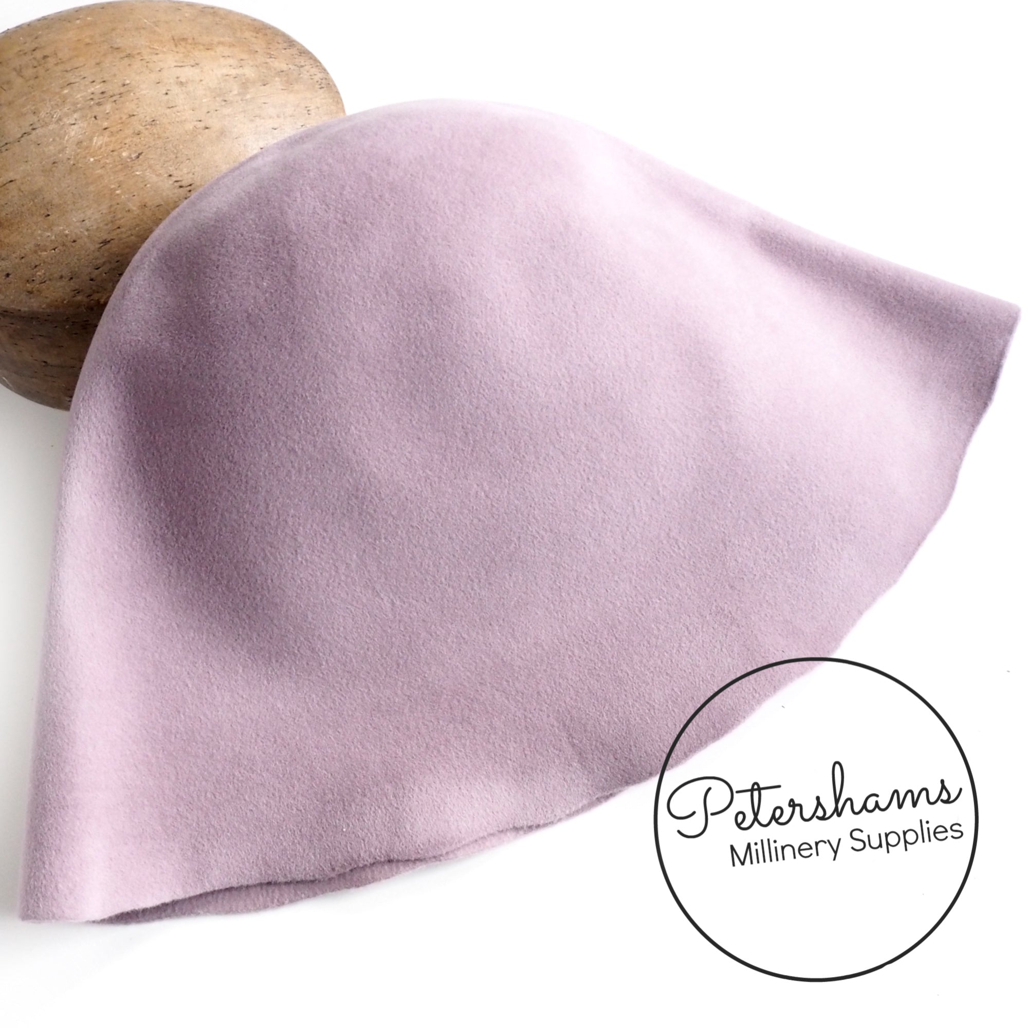 Extra Large Peachbloom Velour Fur Felt Cone Hat Body – Petershams ...