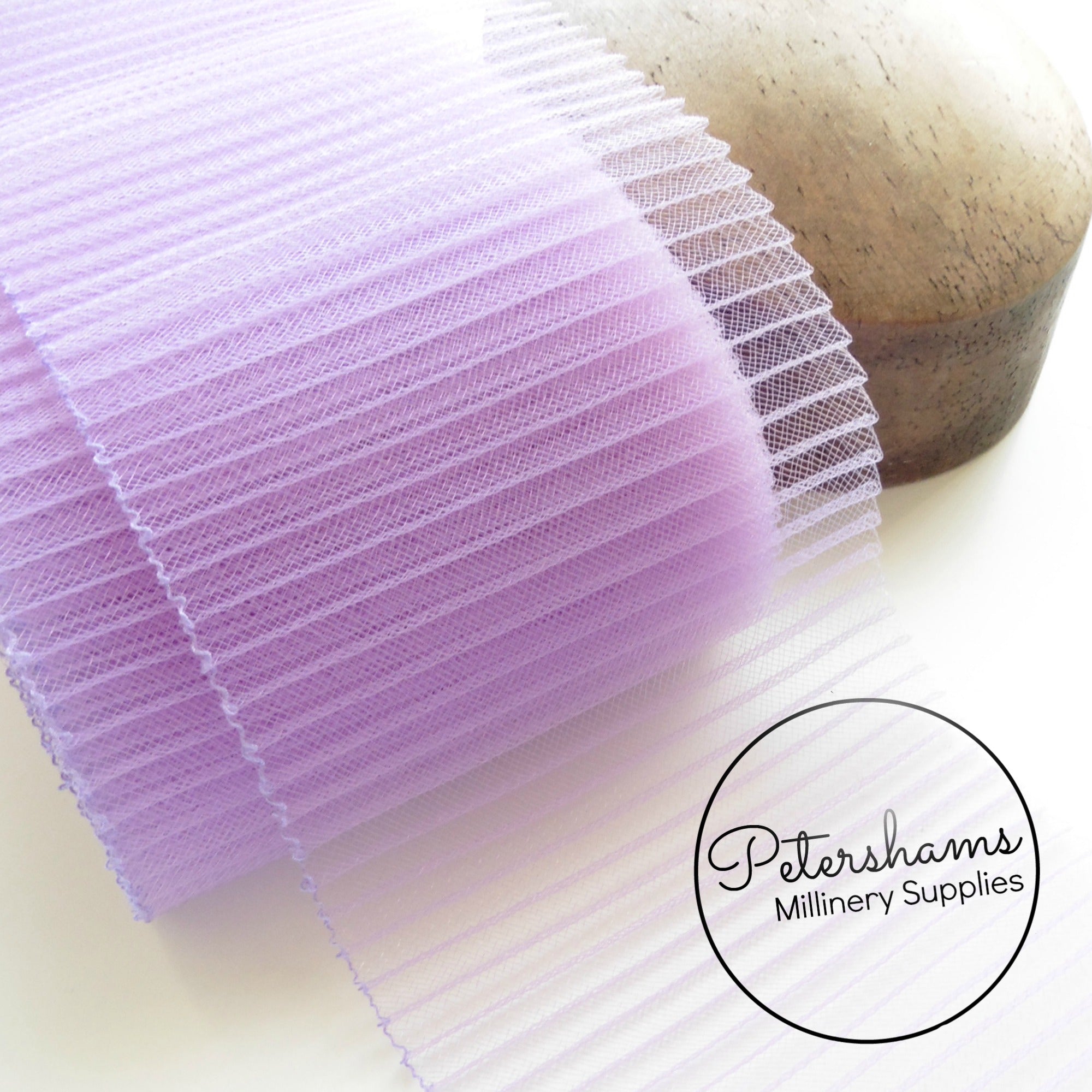 15cm (6 inch) Wide Pleated Crinoline - 1m – Petershams Millinery Supplies