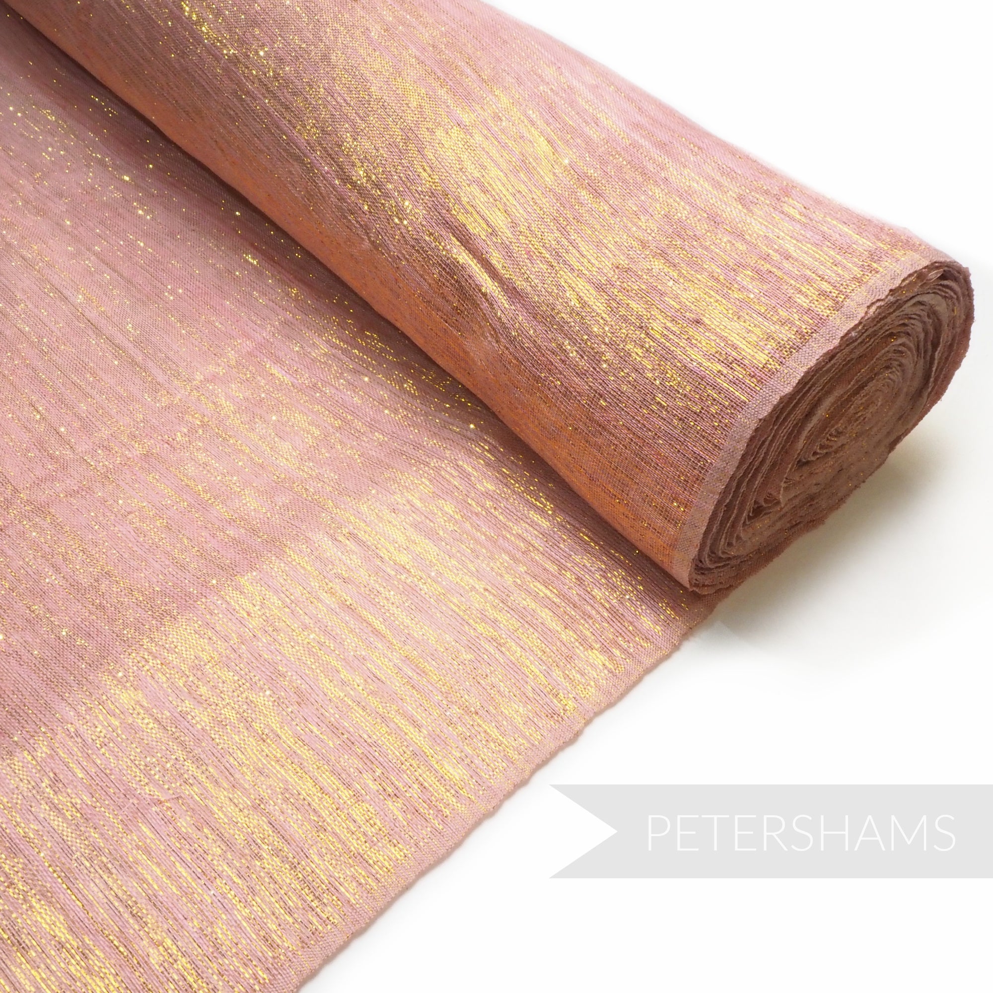 Lurex Threaded Polyester Abaca Fabric - 1/2m – Petershams Millinery ...