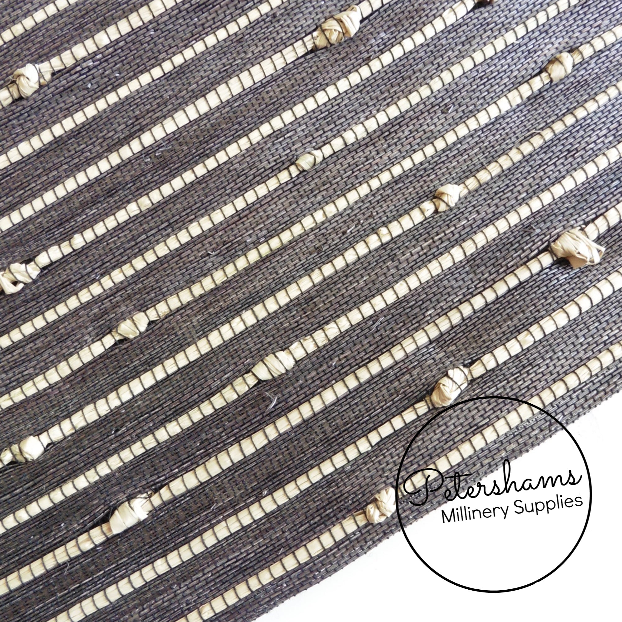 Knotted Raffia Detail Buntal (Jinsin) Fabric - 1/2m – Petershams ...