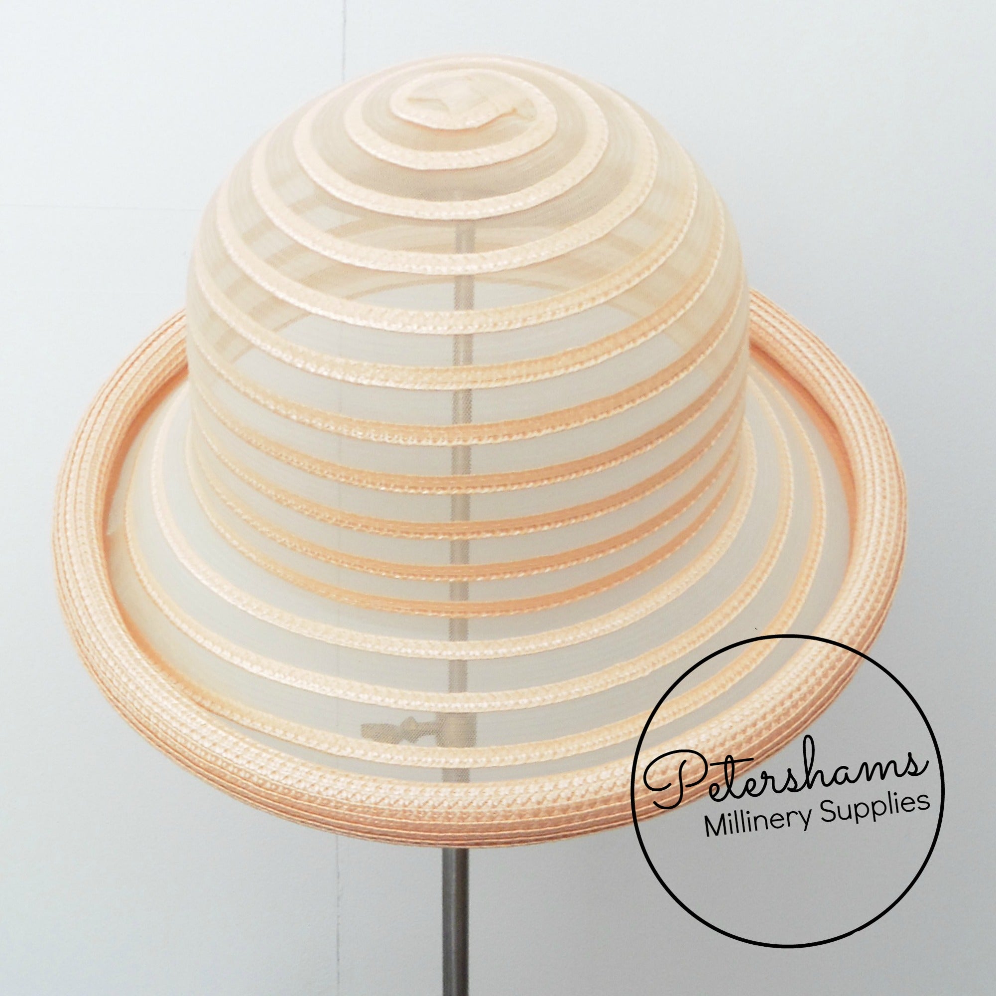 Crinoline & Poly-Braid Rolled Edge Hat Base – Petershams Millinery Supplies