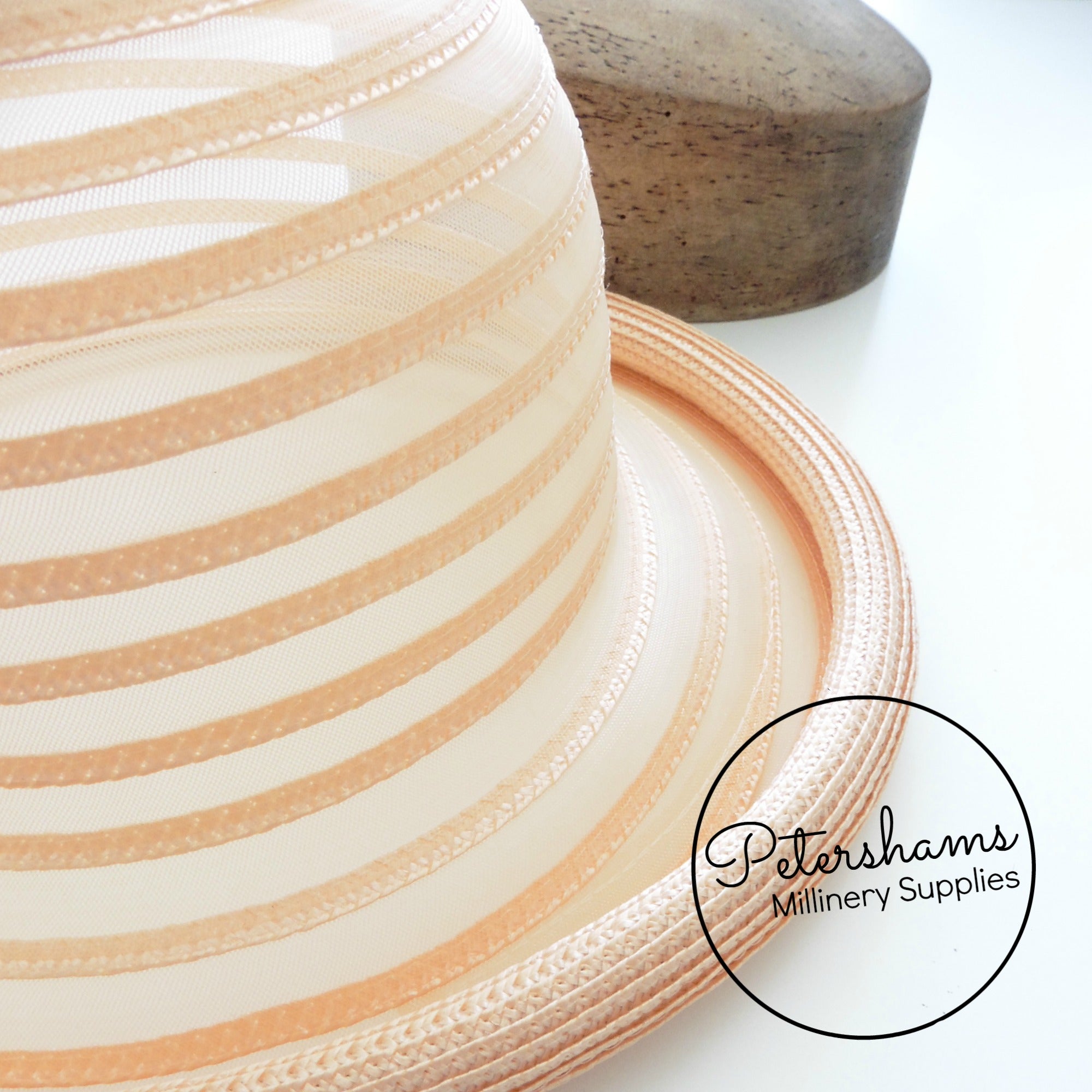 Crinoline & Poly-Braid Rolled Edge Hat Base – Petershams Millinery Supplies