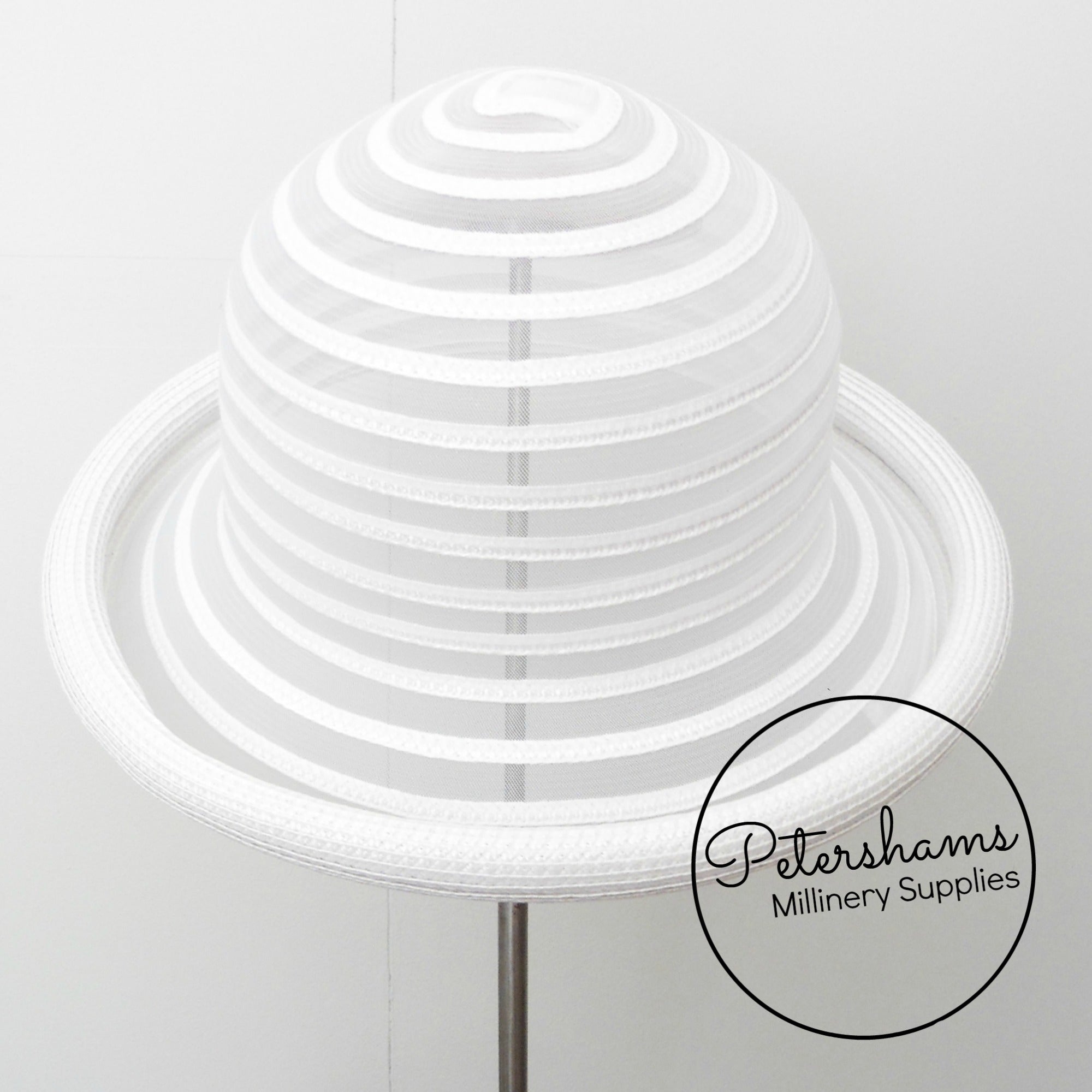 Crinoline & Poly-Braid Rolled Edge Hat Base – Petershams Millinery Supplies