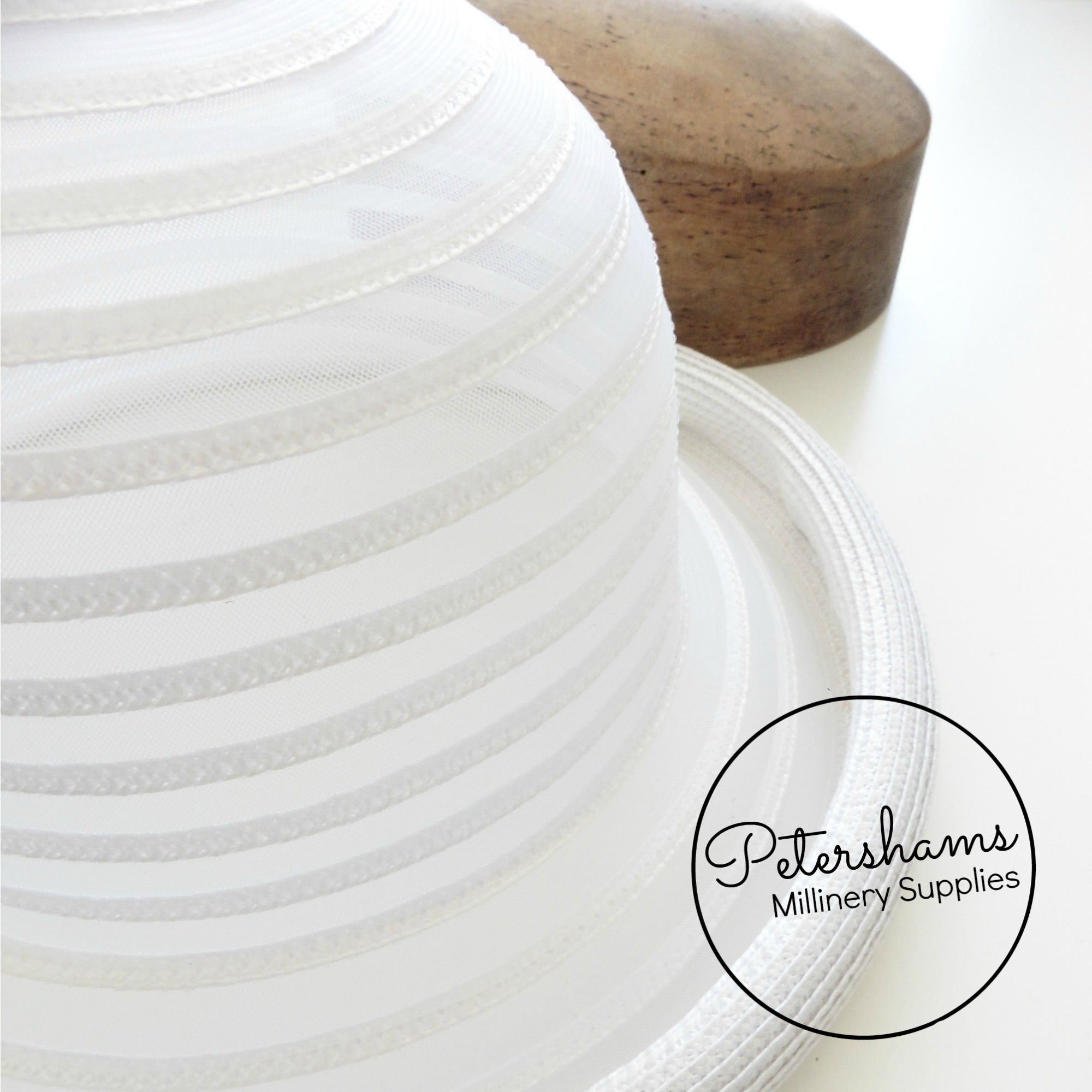 Crinoline & Poly-Braid Rolled Edge Hat Base – Petershams Millinery Supplies