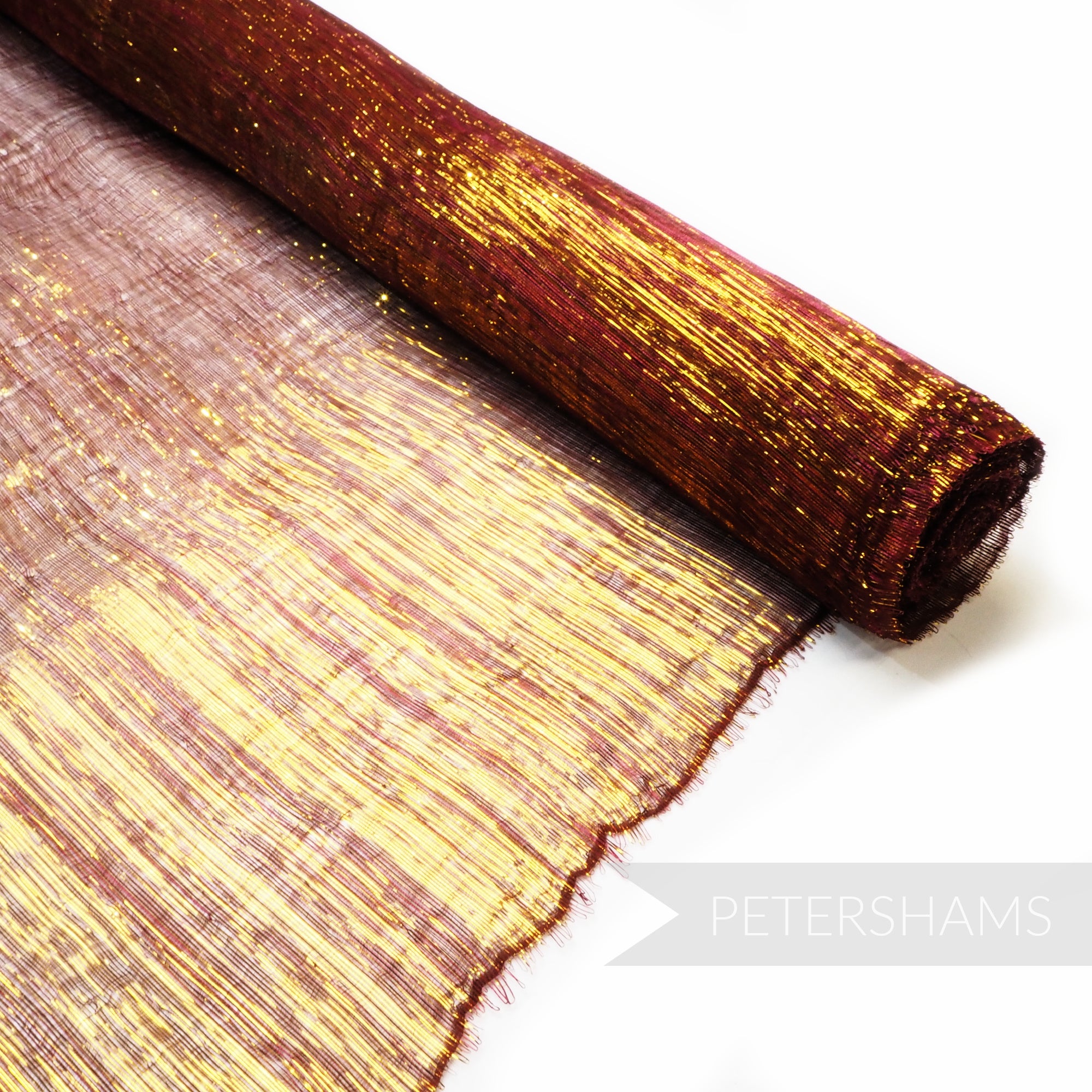 Lurex Threaded Silk Abaca Fabric - 1/2m – Petershams Millinery Supplies