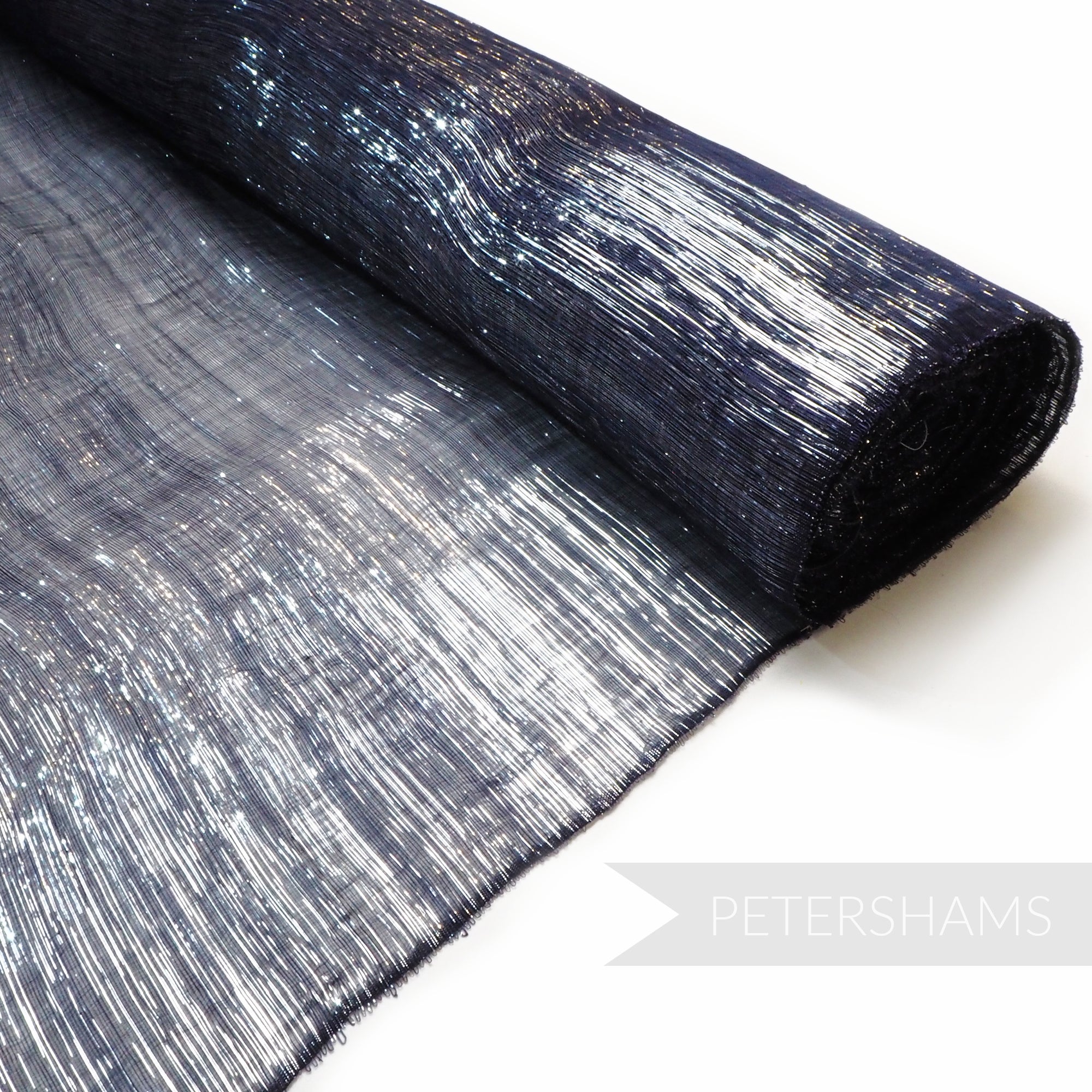 Lurex Threaded Silk Abaca Fabric - 1/2m – Petershams Millinery Supplies