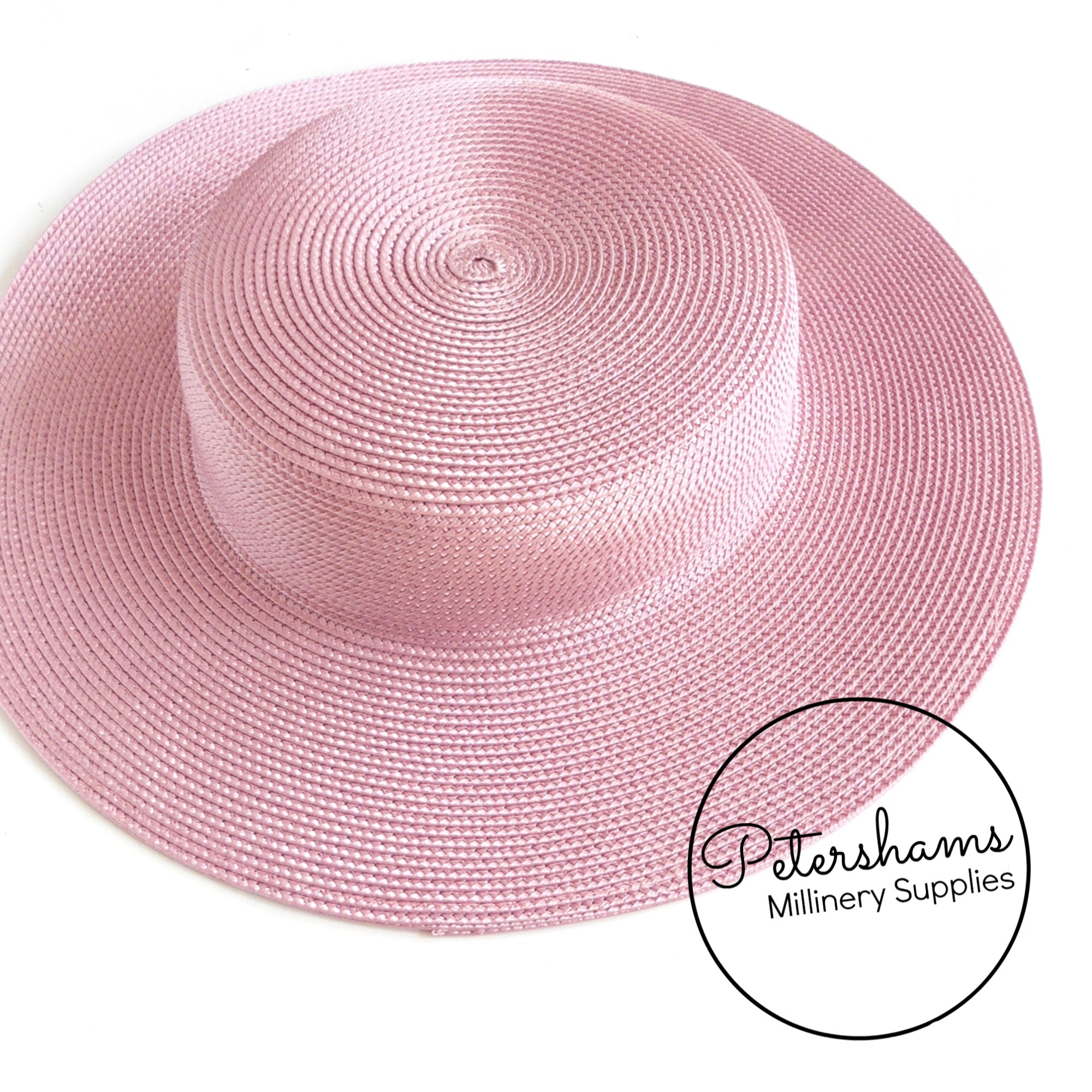 Small Brim Polybraid Boater Fascinator Hat Base – Petershams Millinery ...